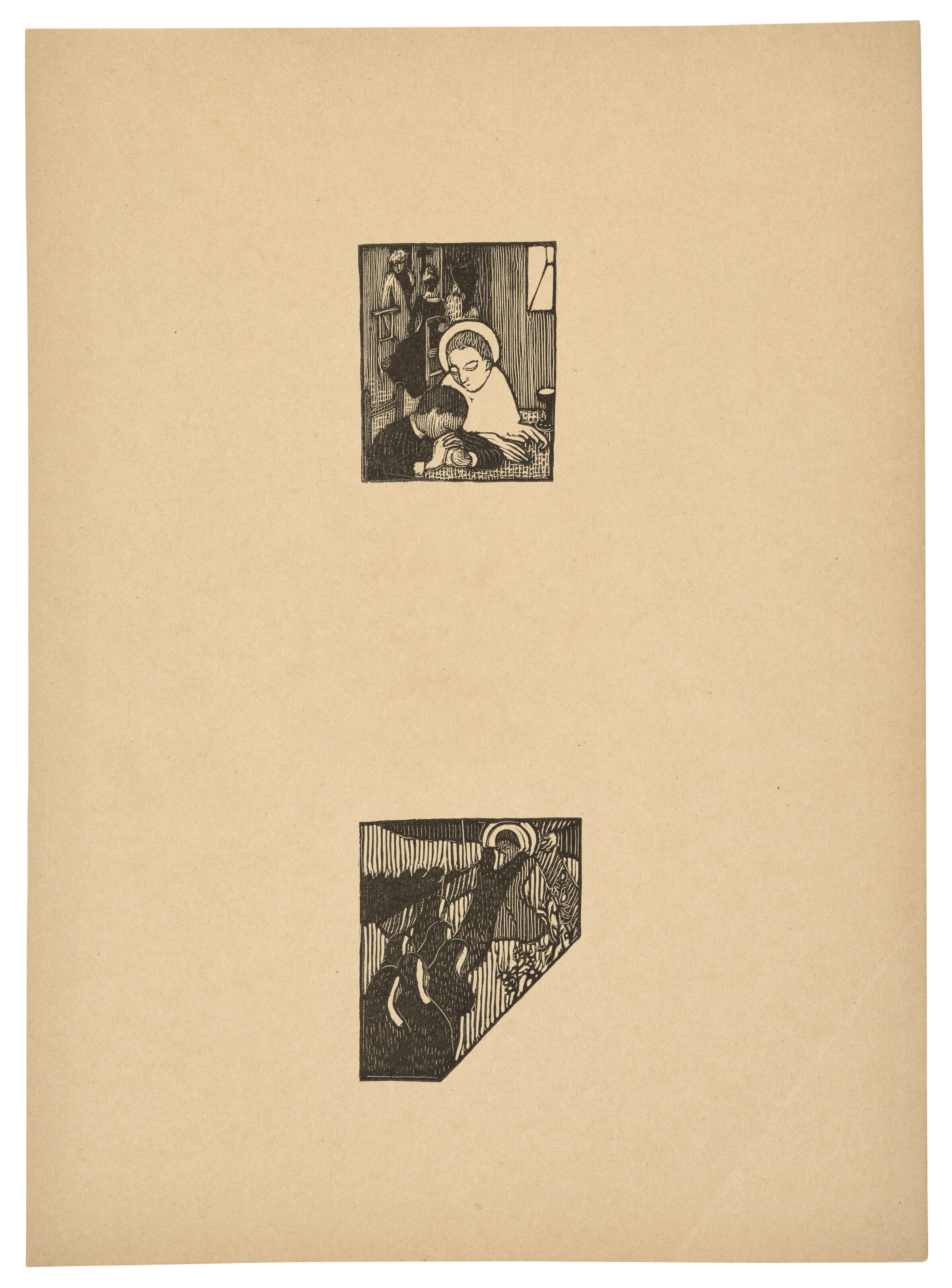 MAURICE DENIS (1870-1943), Sagesse ; ensemble de quatre essais pour l ...