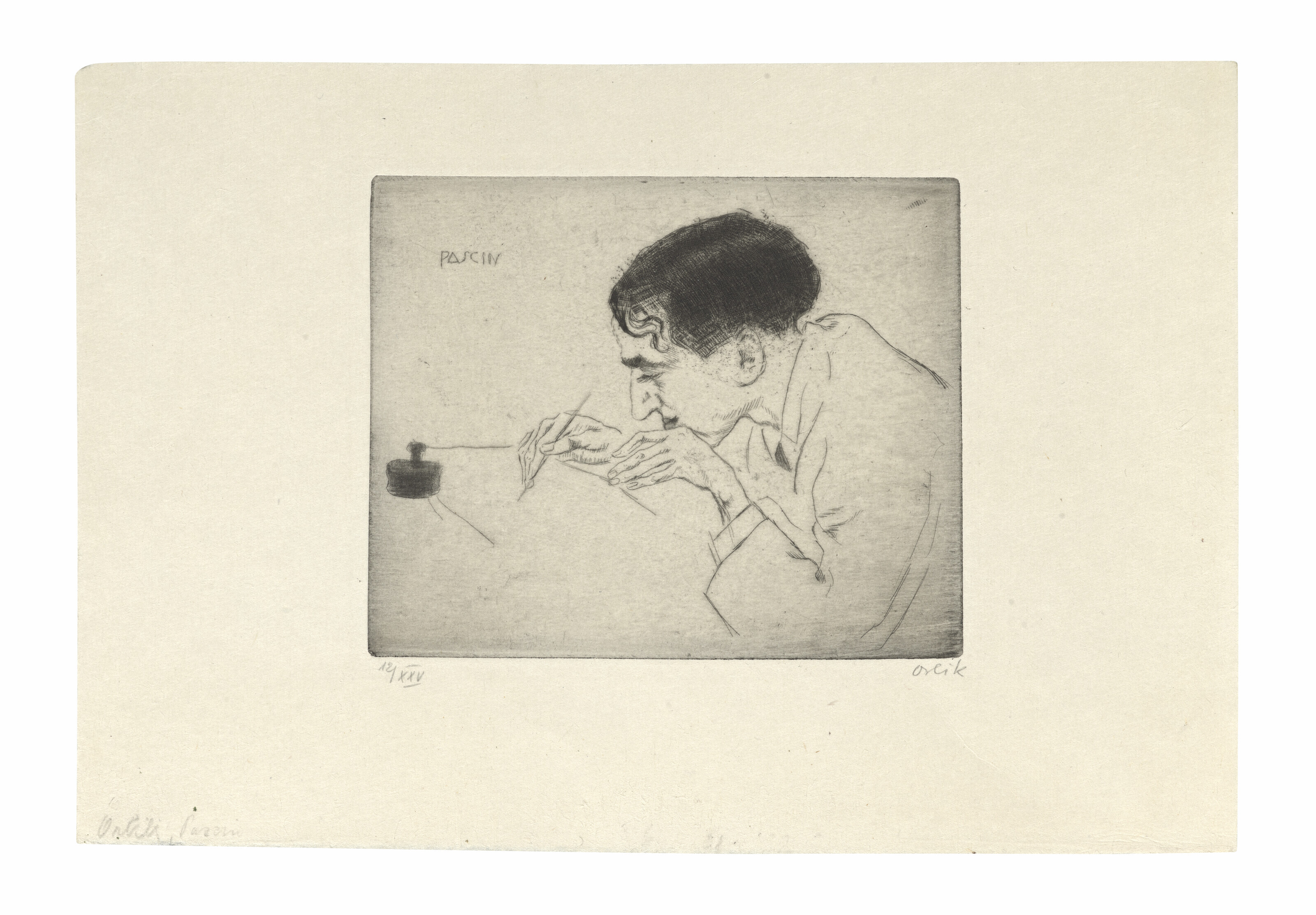 EMIL ORLIK (1870-1932), Jules Pascin dessinant | Christie’s