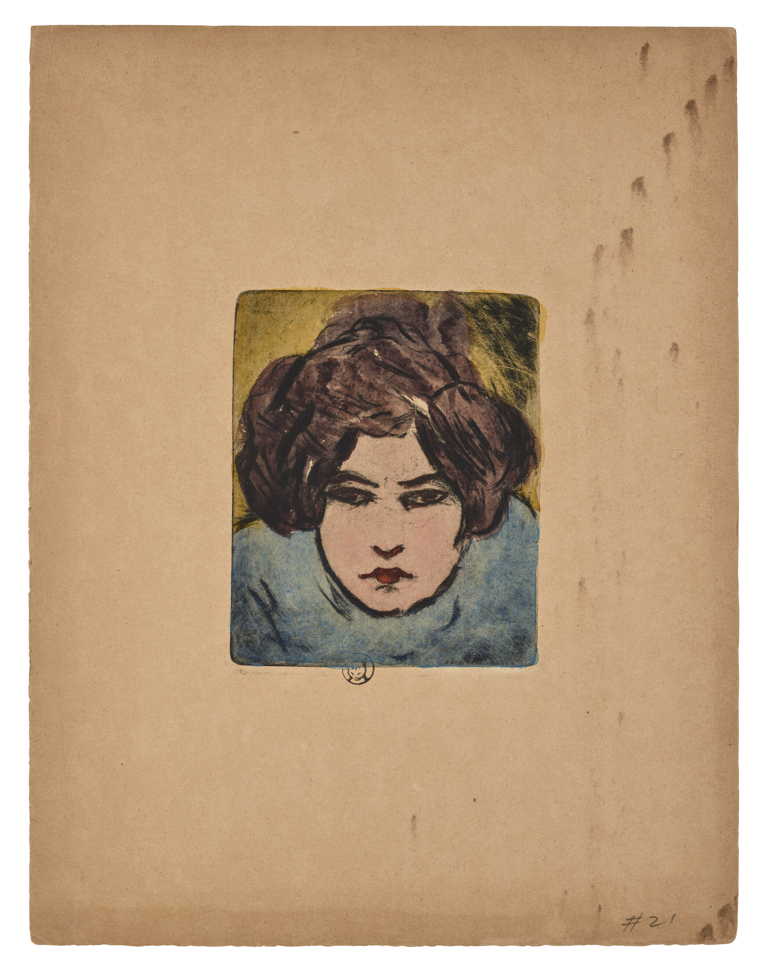 PAUL VAN RYSSEL (DR. PAUL FERDINAND GACHET) (1828-1909)BLANCHE DEROUSEE ...