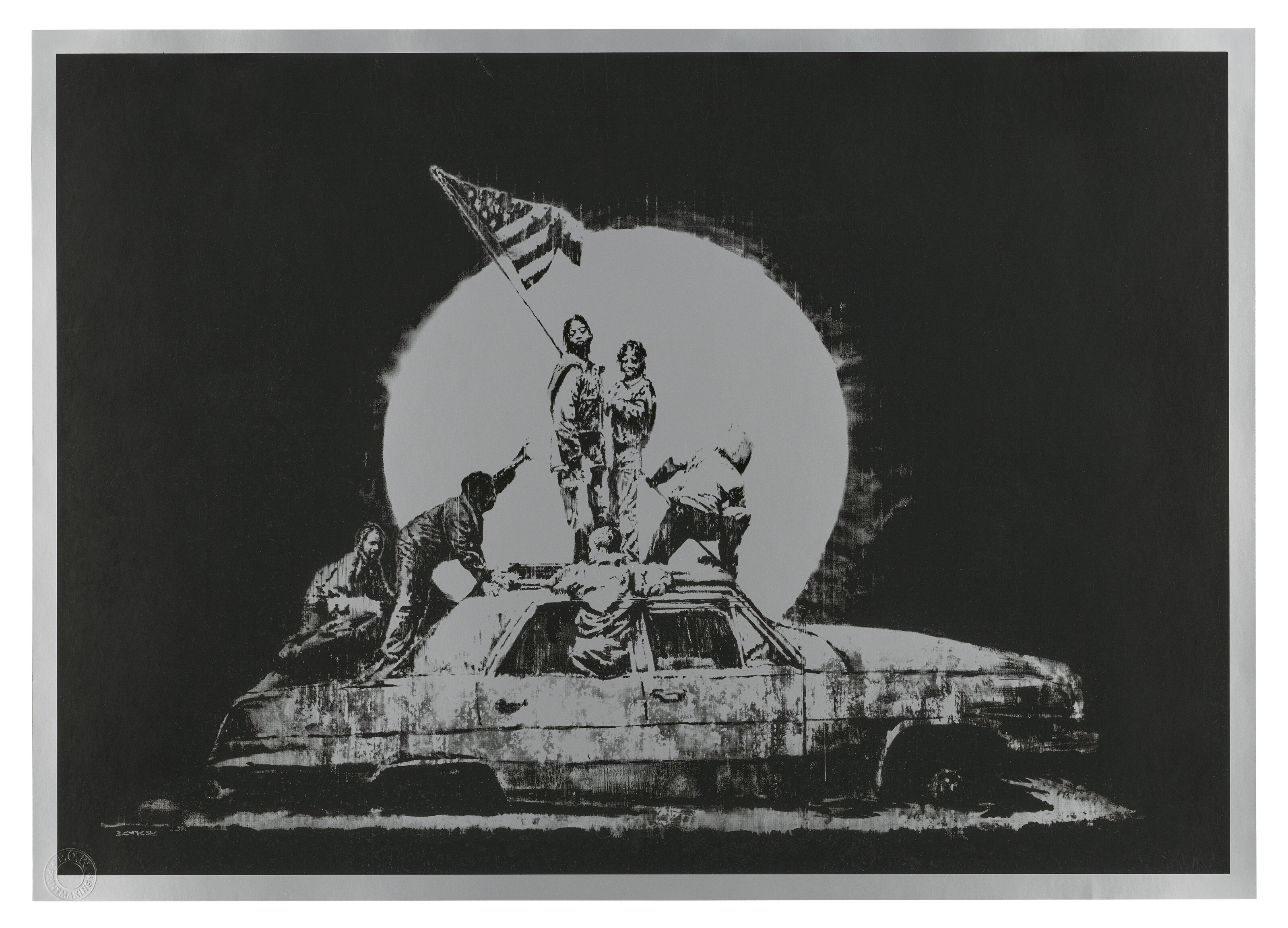 BANKSY, Flag (Silver) | Christie’s