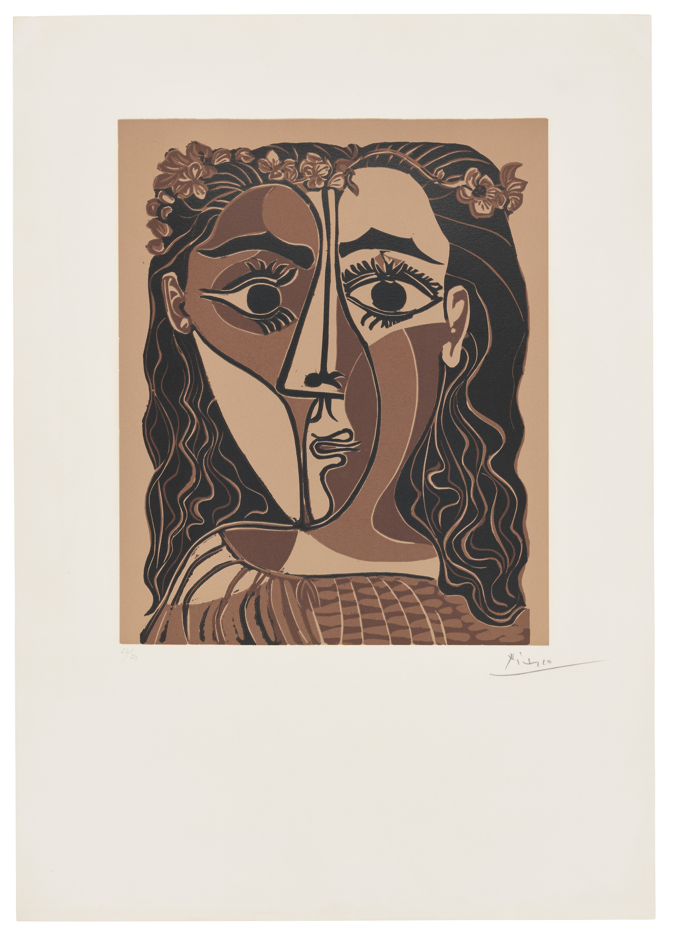 PABLO PICASSO (1881-1973), Petite Tête de Femme couronnée | Christie’s