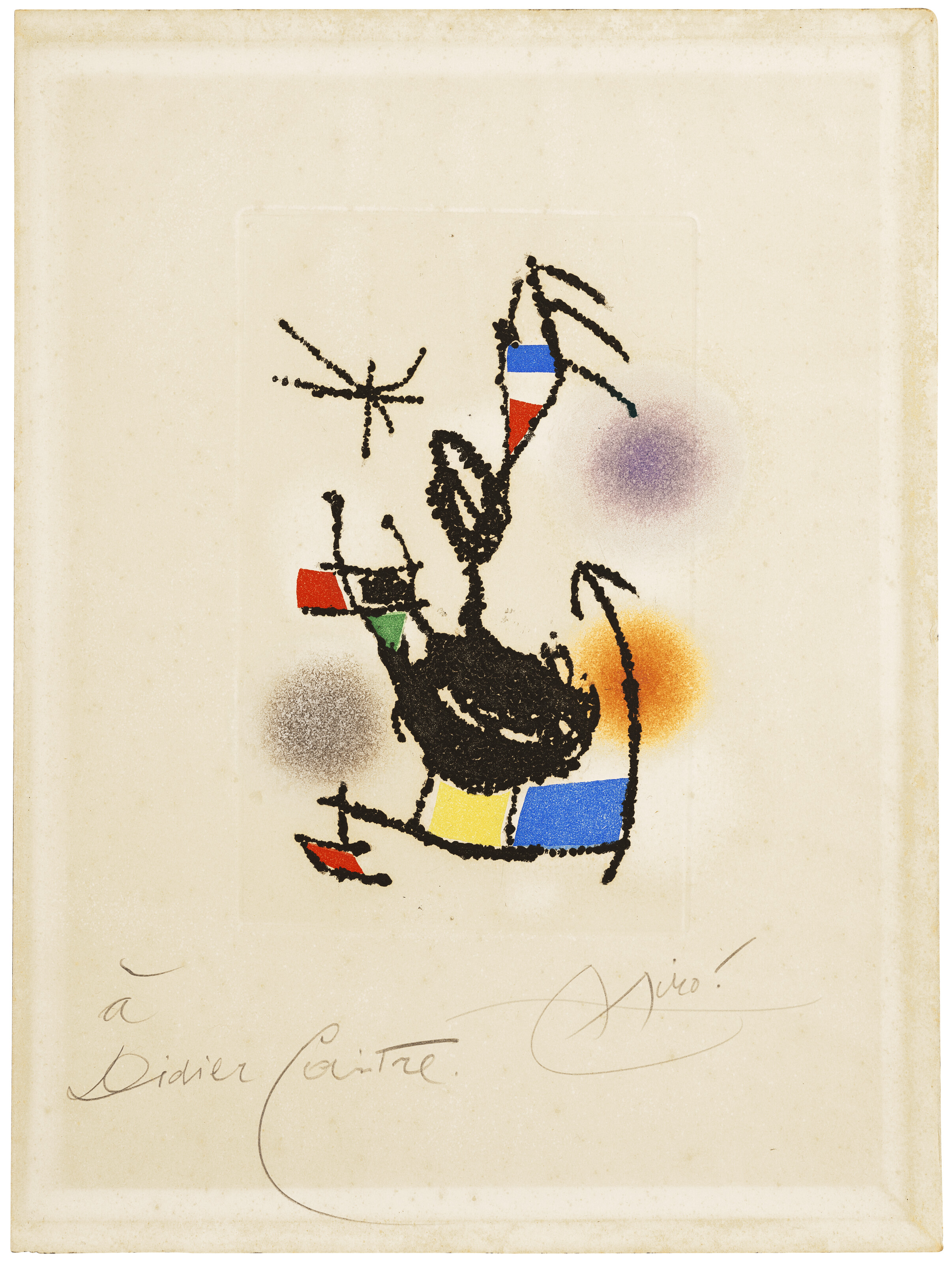 JOAN MIRÓ (1893-1983), Frontispiece, from: Dans la lueur oblique ...