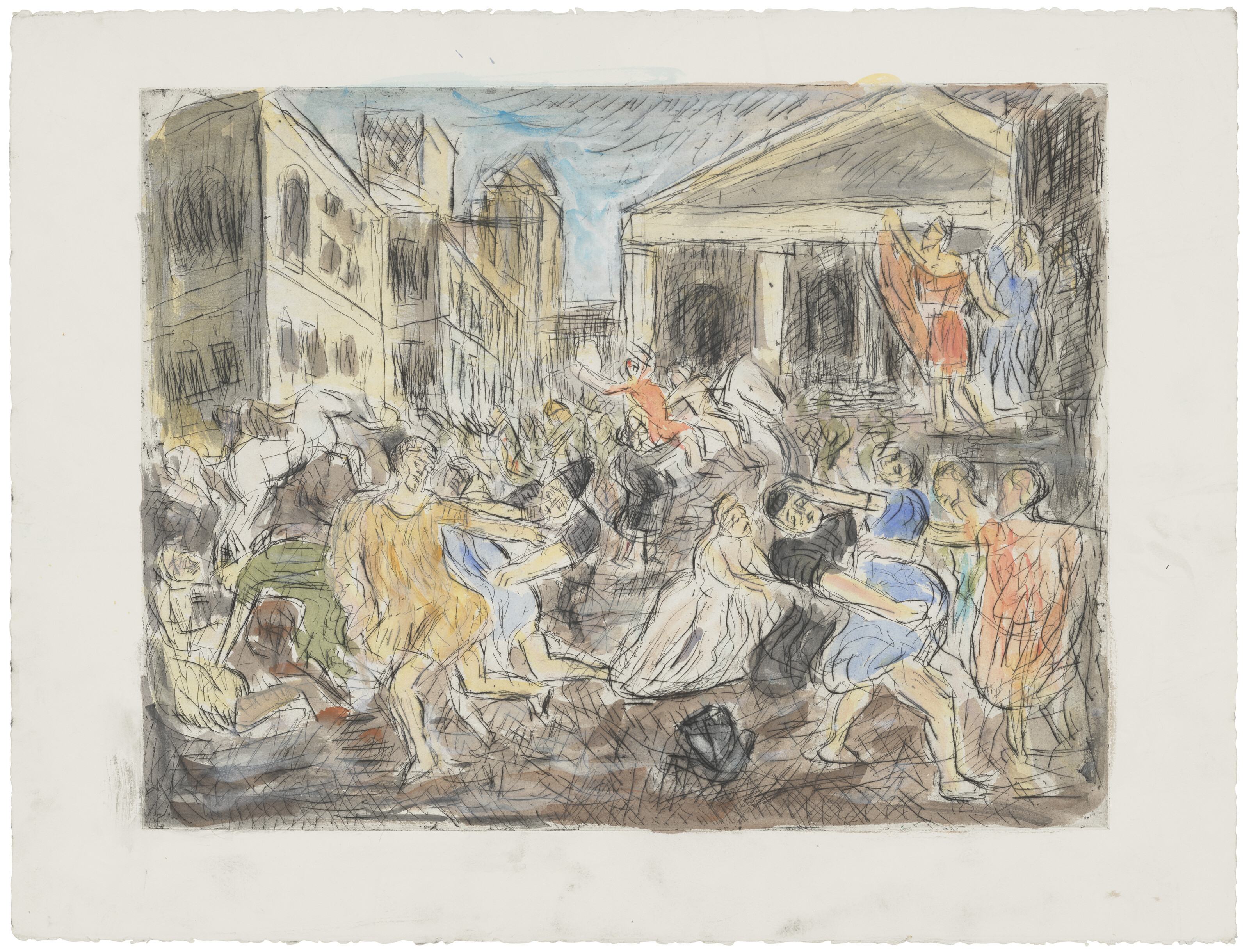 LEON KOSSOFF (1926-2019), The Rape of the Sabines (#1), from: The ...