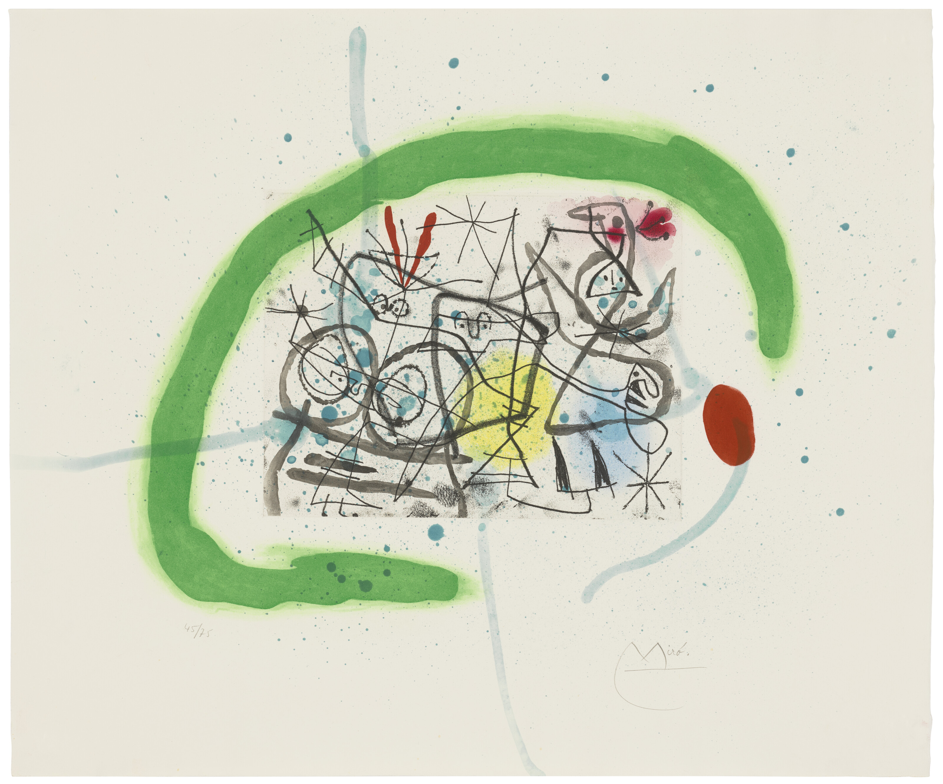 JOAN MIRÓ (1893-1983), Préparatifs d'Oiseau IV | Christie’s