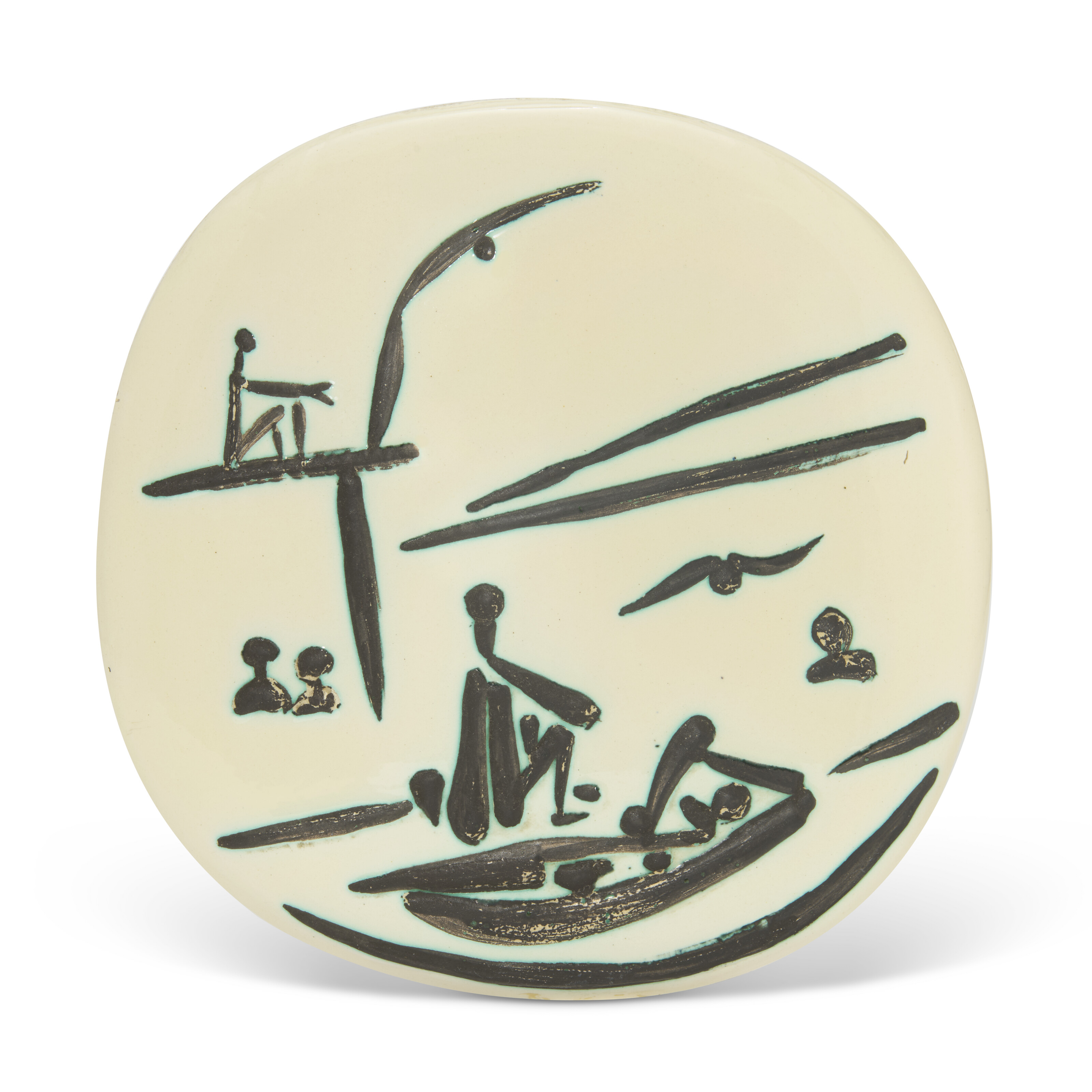 PABLO PICASSO (1881-1973), Scène de plage (A.R. 389) | Christie’s