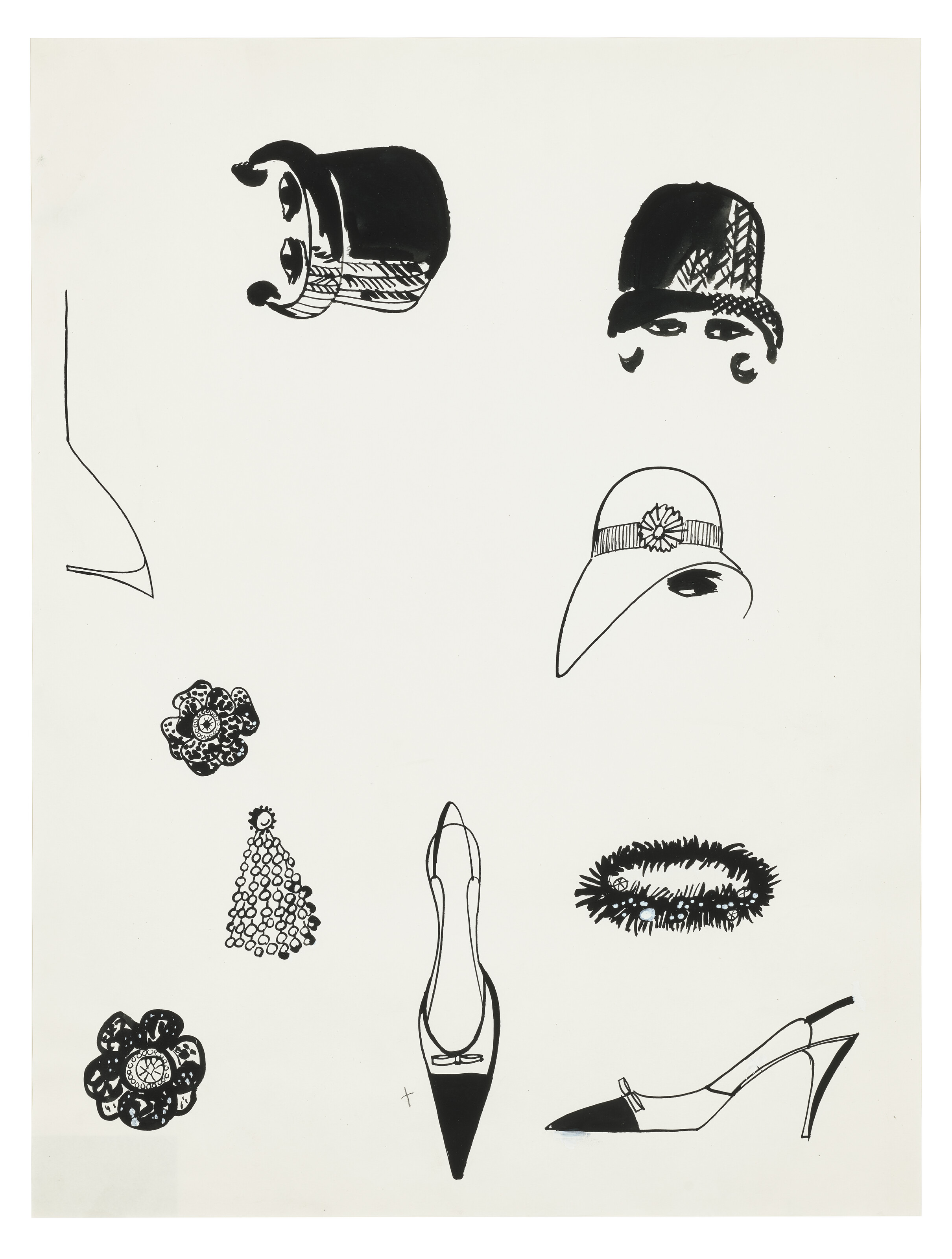 ANDY WARHOL (1928-1987), Untitled (Hats, Shoes and Jewellery) | Christie’s
