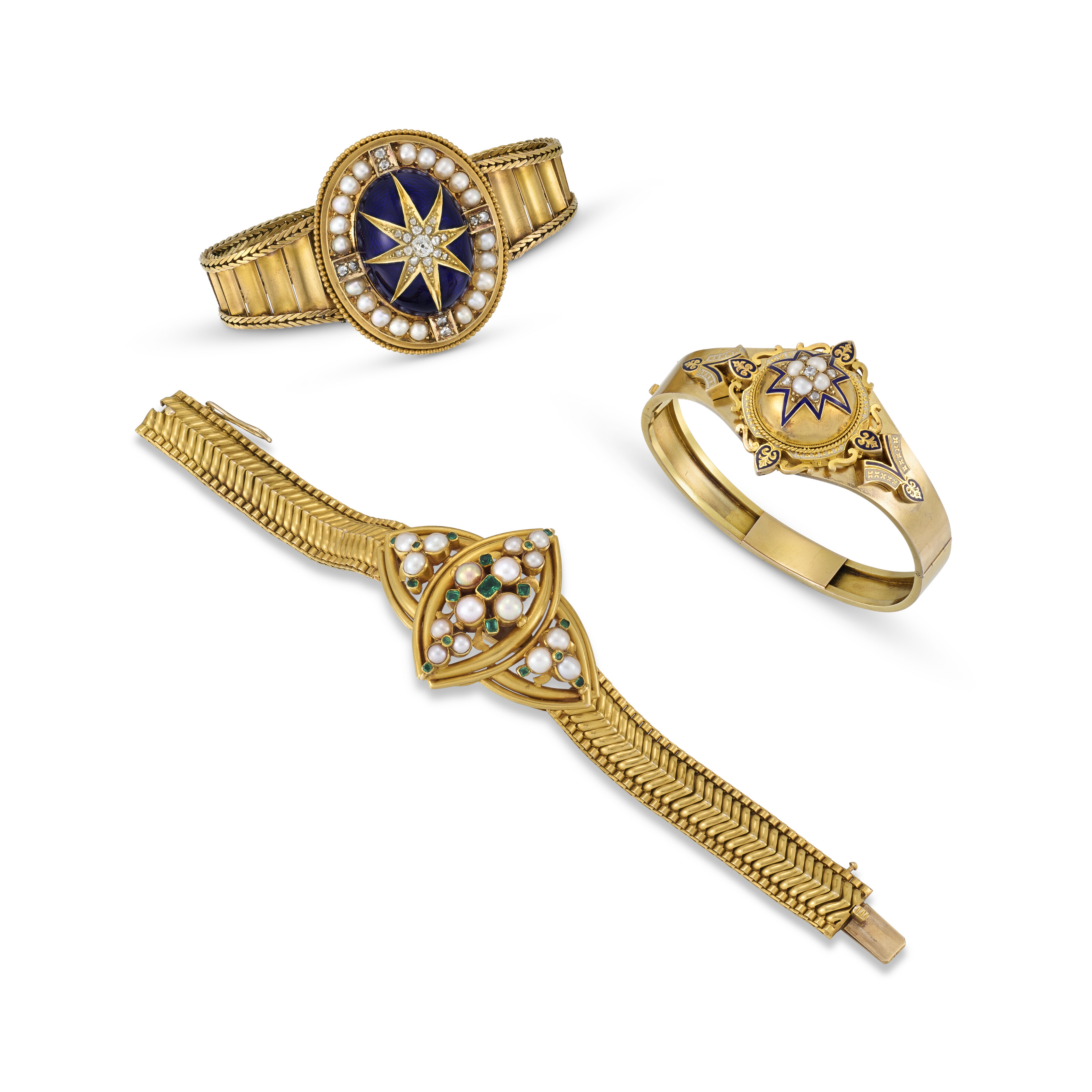 THREE VICTORIAN BRACELETS, | Christie’s