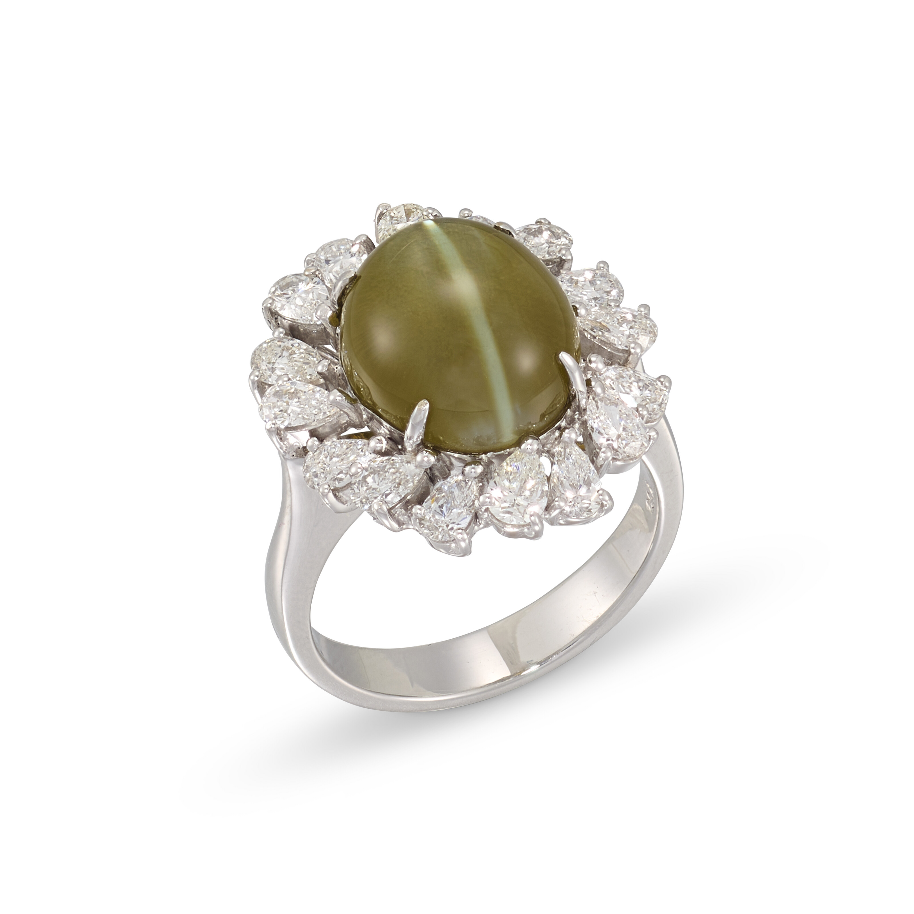 CAT'S EYE CHRYSOBERYL AND DIAMOND RING, | Christie’s