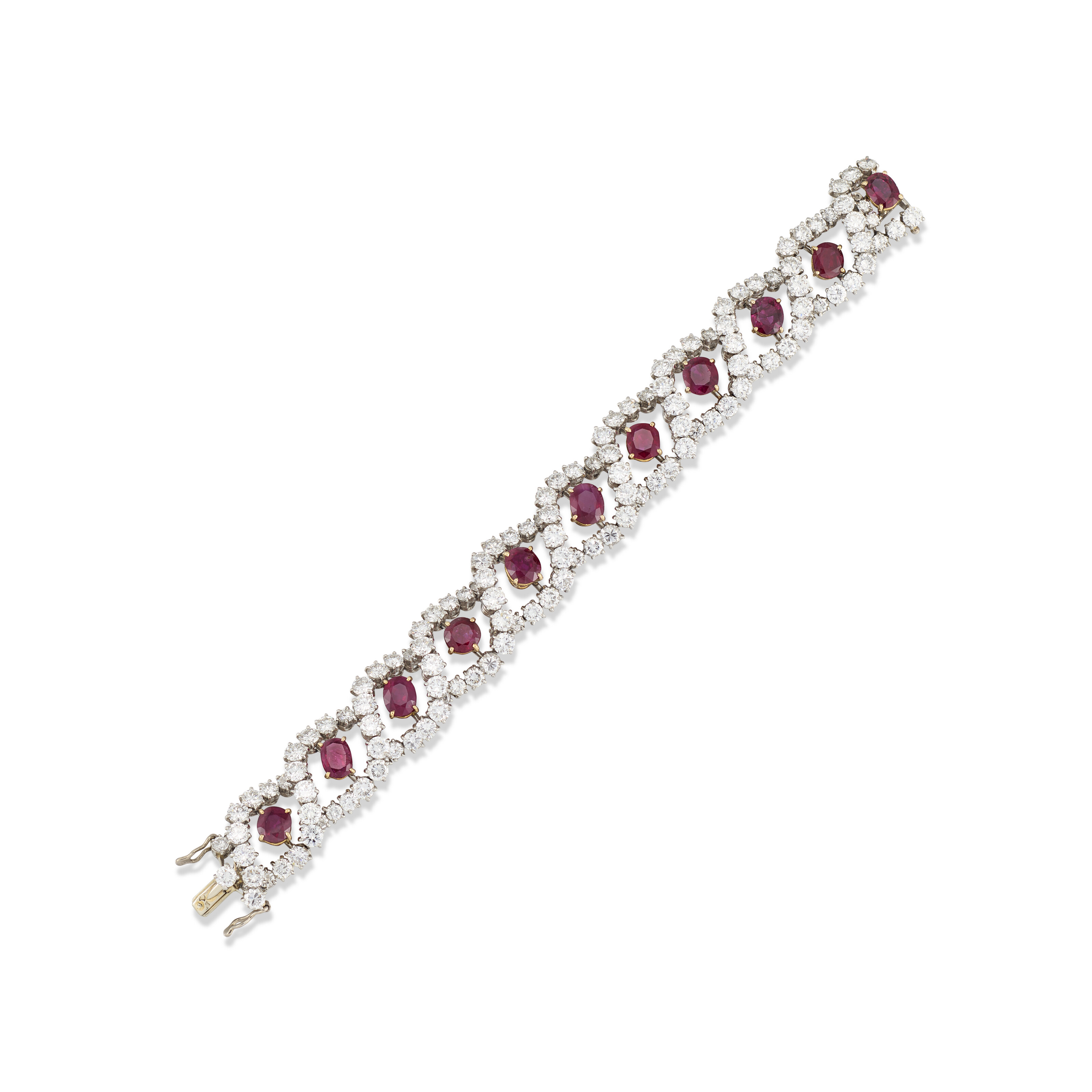 CARTIER RUBY AND DIAMOND BRACELET, | Christie’s