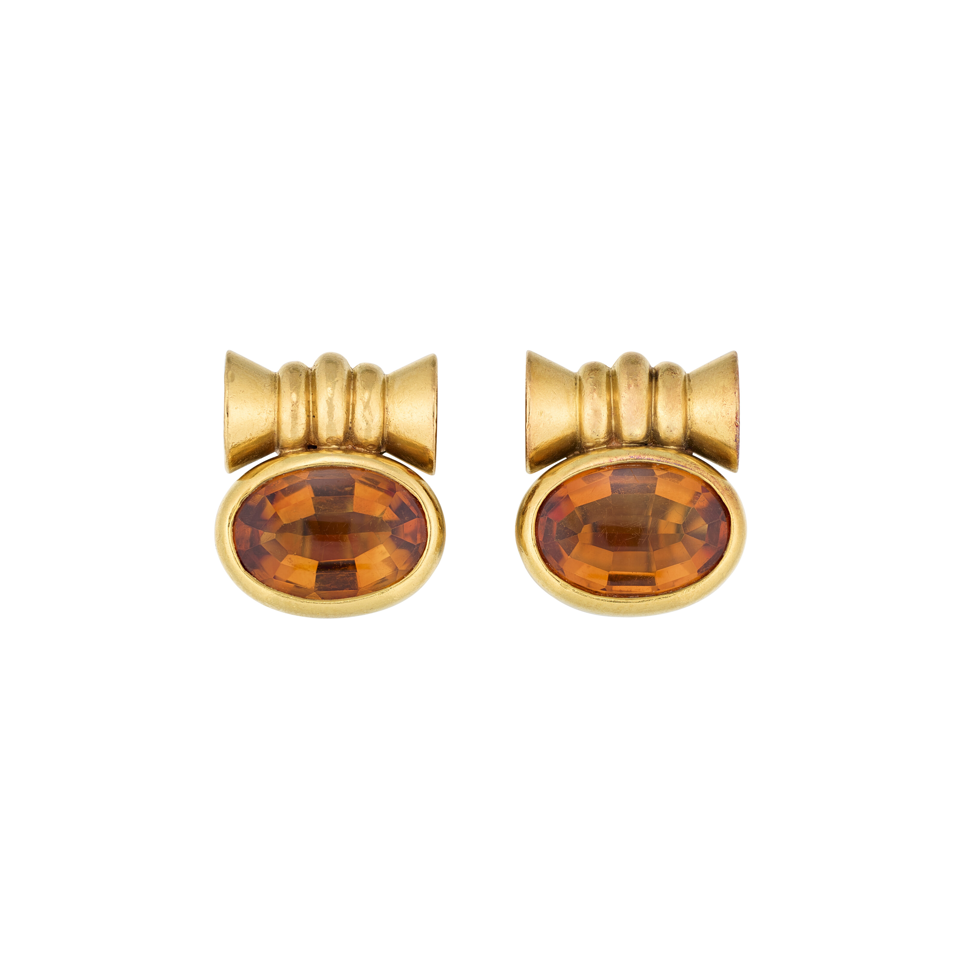 BULGARI CITRINE EARRINGS, | Christie’s