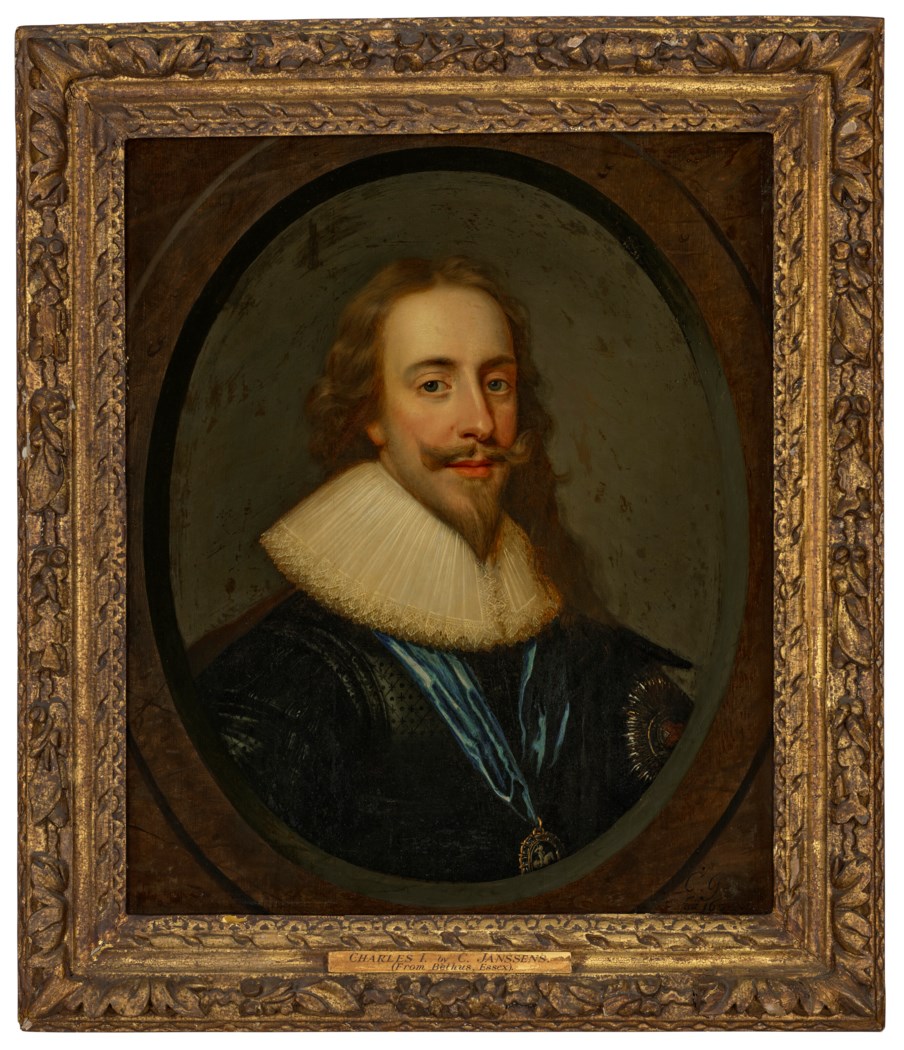 CORNELIS JOHNSON VAN CEULEN I (LONDON 1593-1661 UTRECHT), Portrait of ...