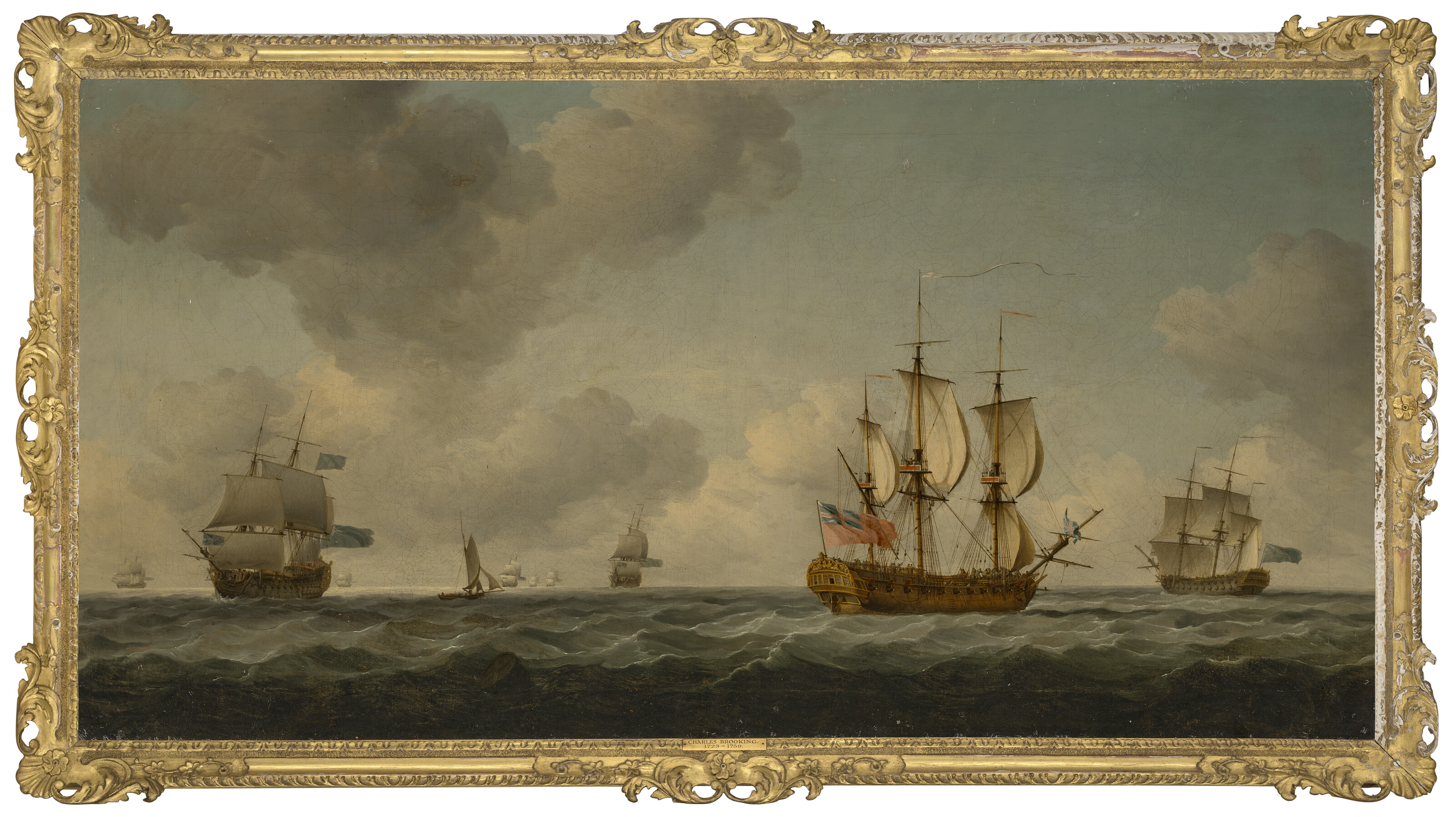 CHARLES BROOKING(DEPTFORD 1723-1759 LONDON), The Channel Fleet at Sea ...