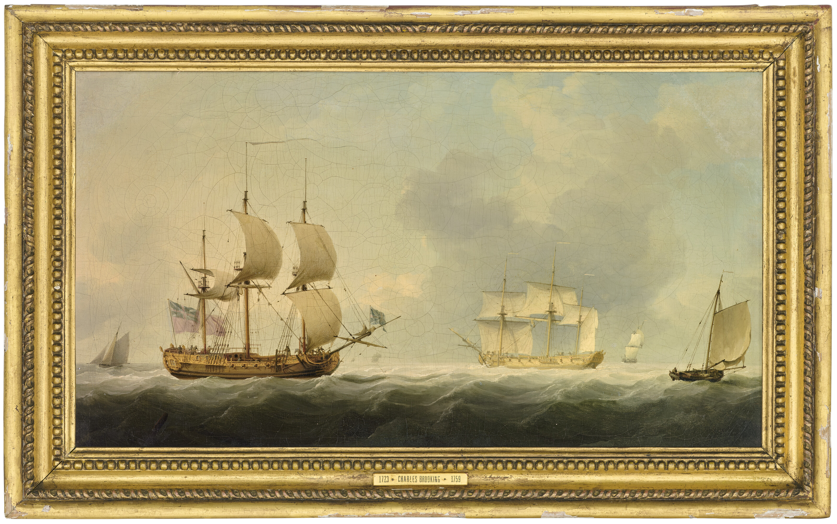 CHARLES BROOKING (DEPTFORD 1723-1759 LONDON), The Royal Caroline with ...
