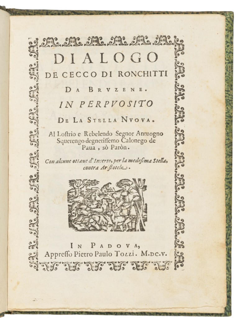 [GALILEO GALILEI (1564-1642) and Girolamo SPINELLI (c.1580-1647 ...