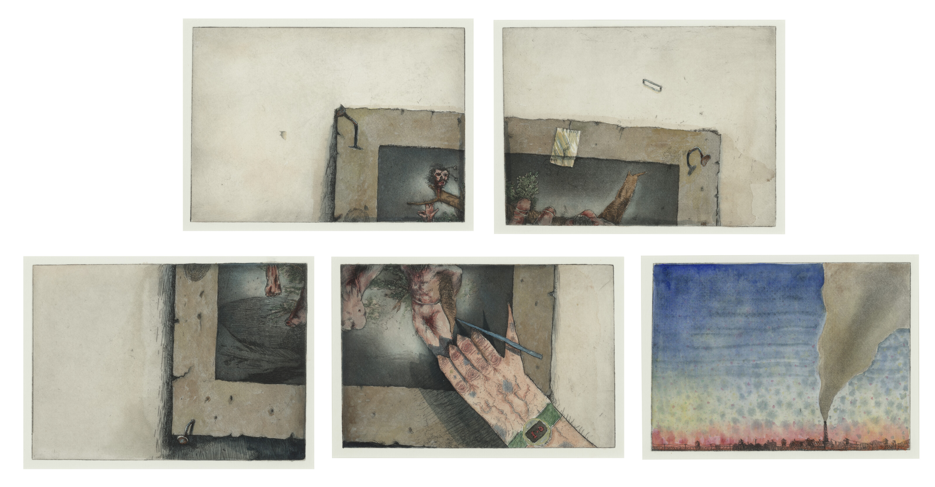 JAKE AND DINOS CHAPMAN (B. 1966 & B. 1962), (i) Disasters of War #27(ii ...