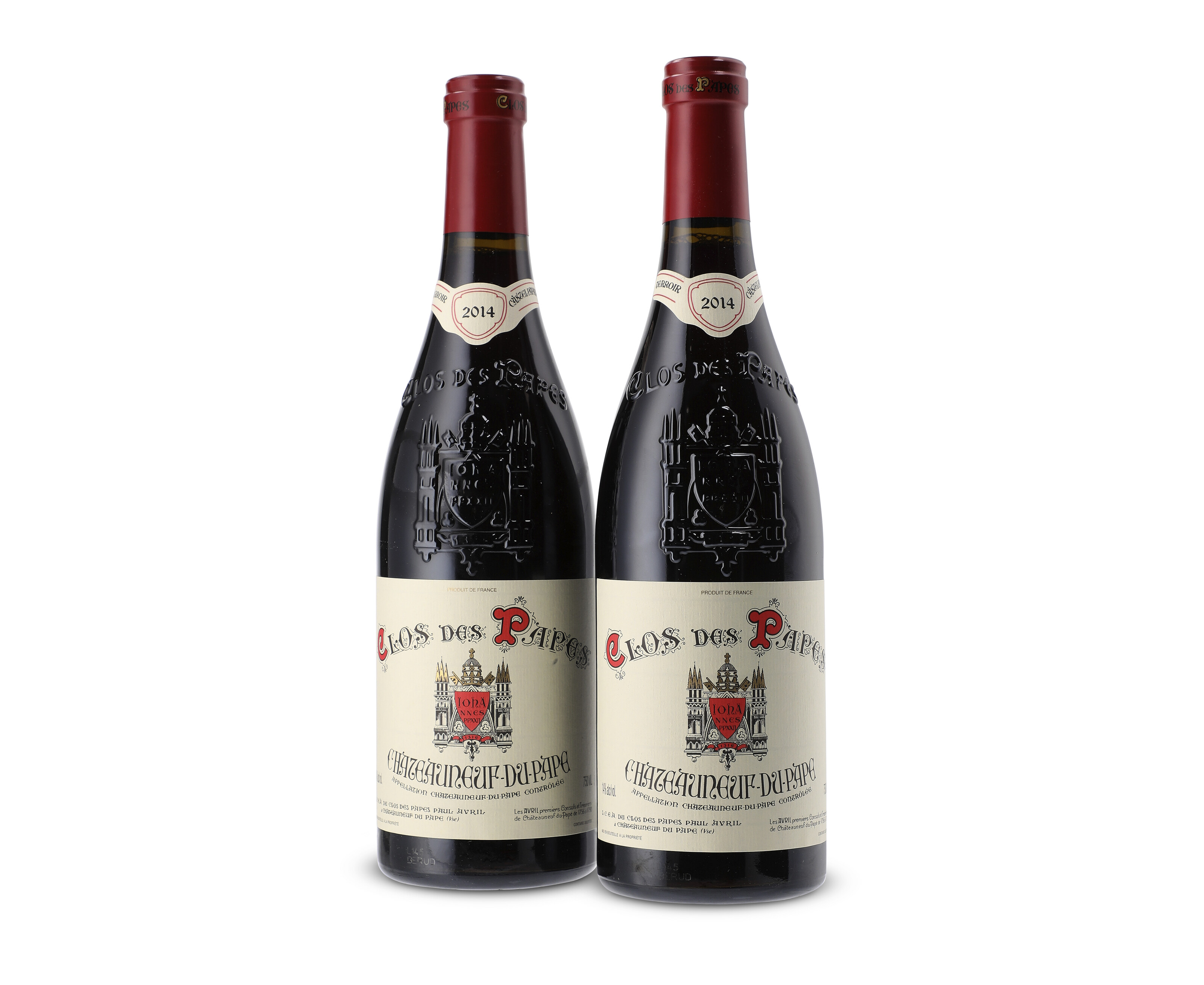 Clos des Papes, Châteauneuf-du-Pape, Rouge 2014, In six-bottle original ...