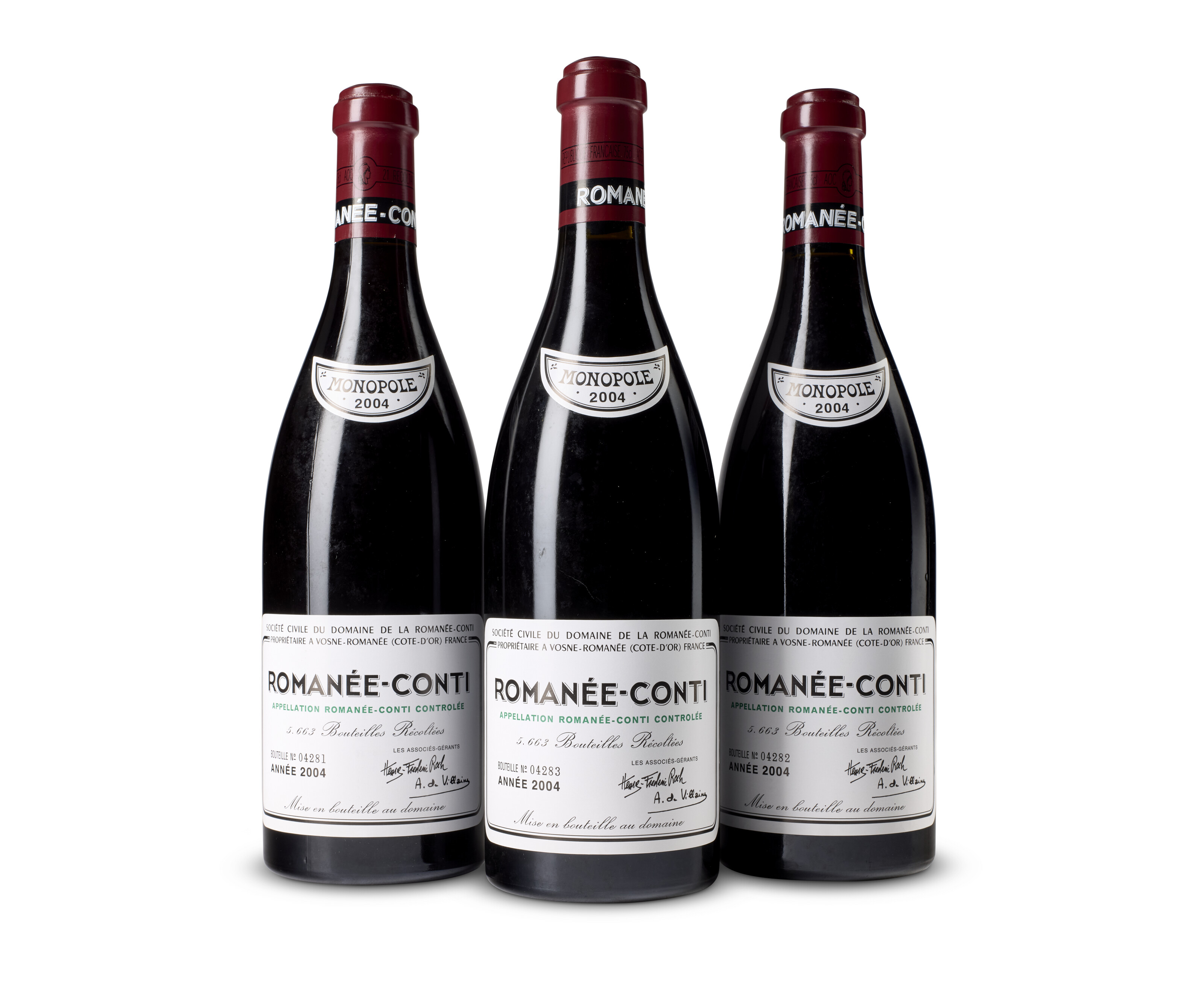Domaine de la Romanée-Conti, Romanée-Conti 2004, Côte de Nuits, Grand CruIn original wooden case ...