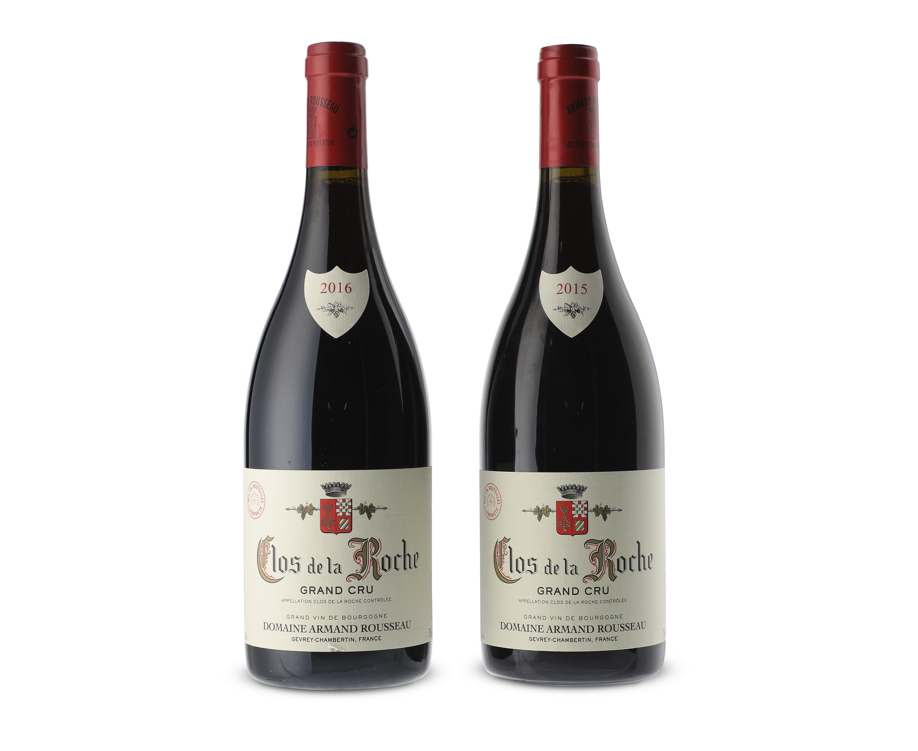 Mixed Rousseau Clos de la Roche 2015-2016, Domaine Armand Rousseau ...