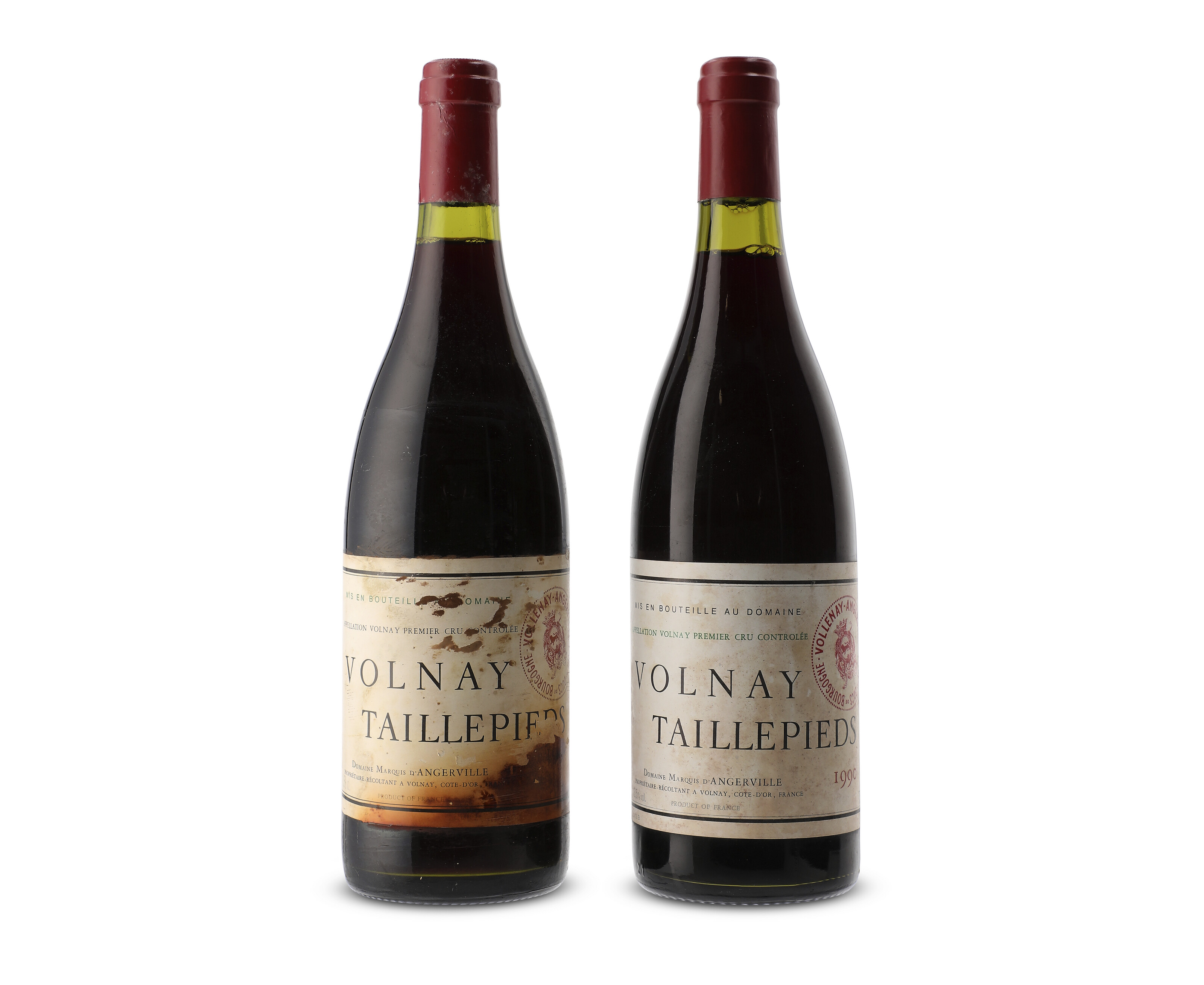 Mixed d'Angerville Volnay Taillepieds 1990-1996, Domaine Marquis d ...