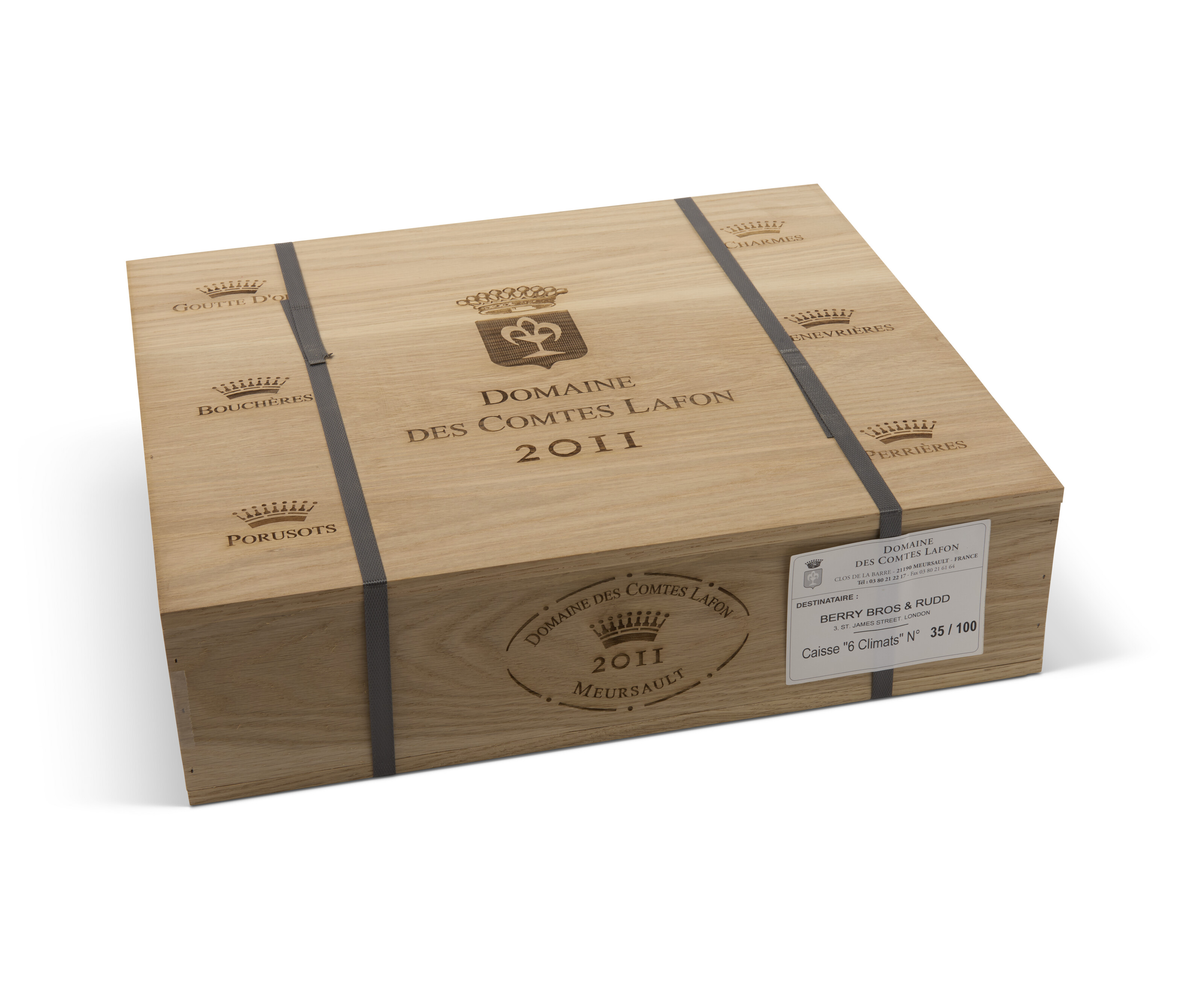 Domaine des Comtes Lafon, Meursault Assortment Les Six Climats Case ...