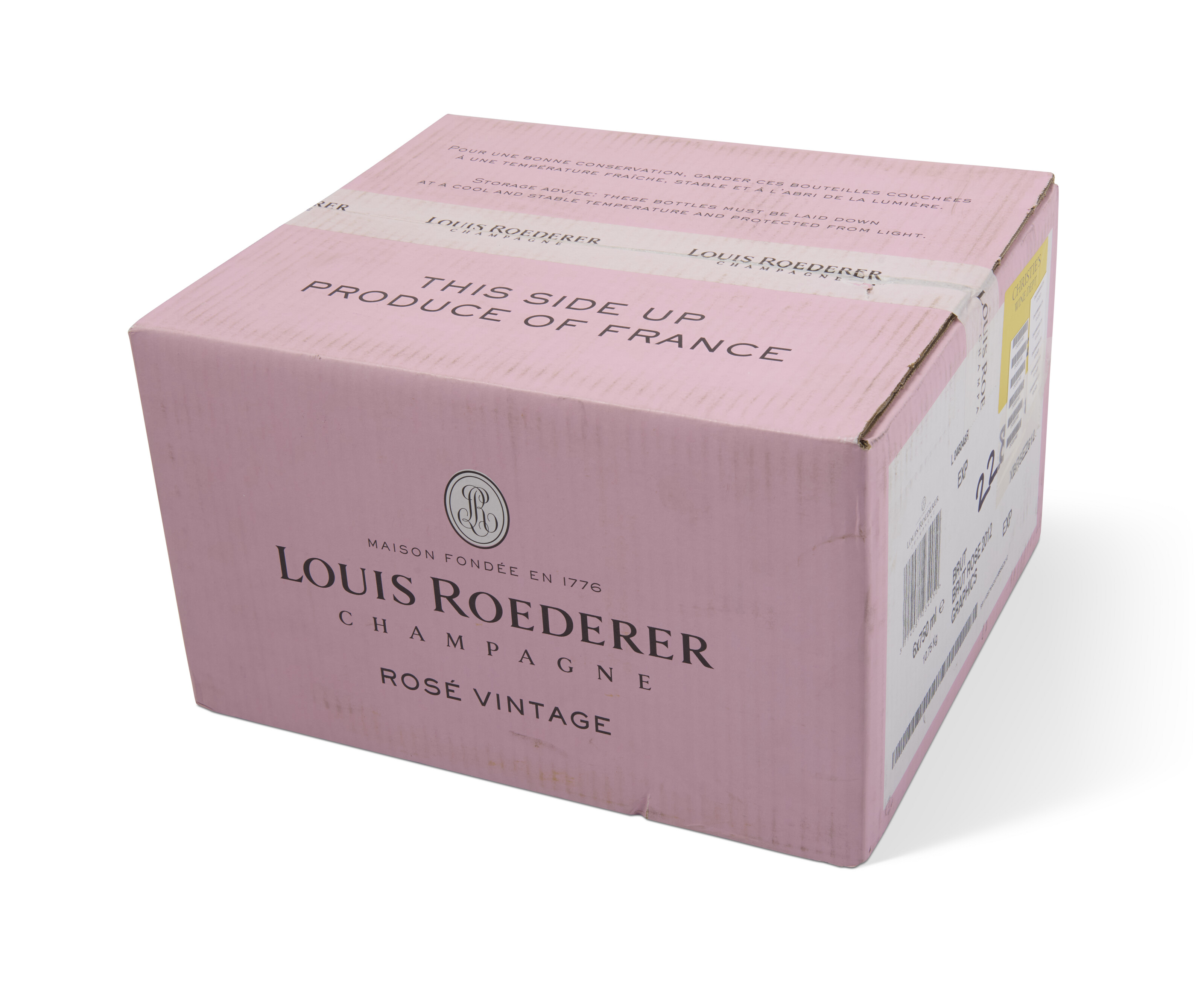 Louis Roederer, Rosé 2012, In original cartons | Christie’s