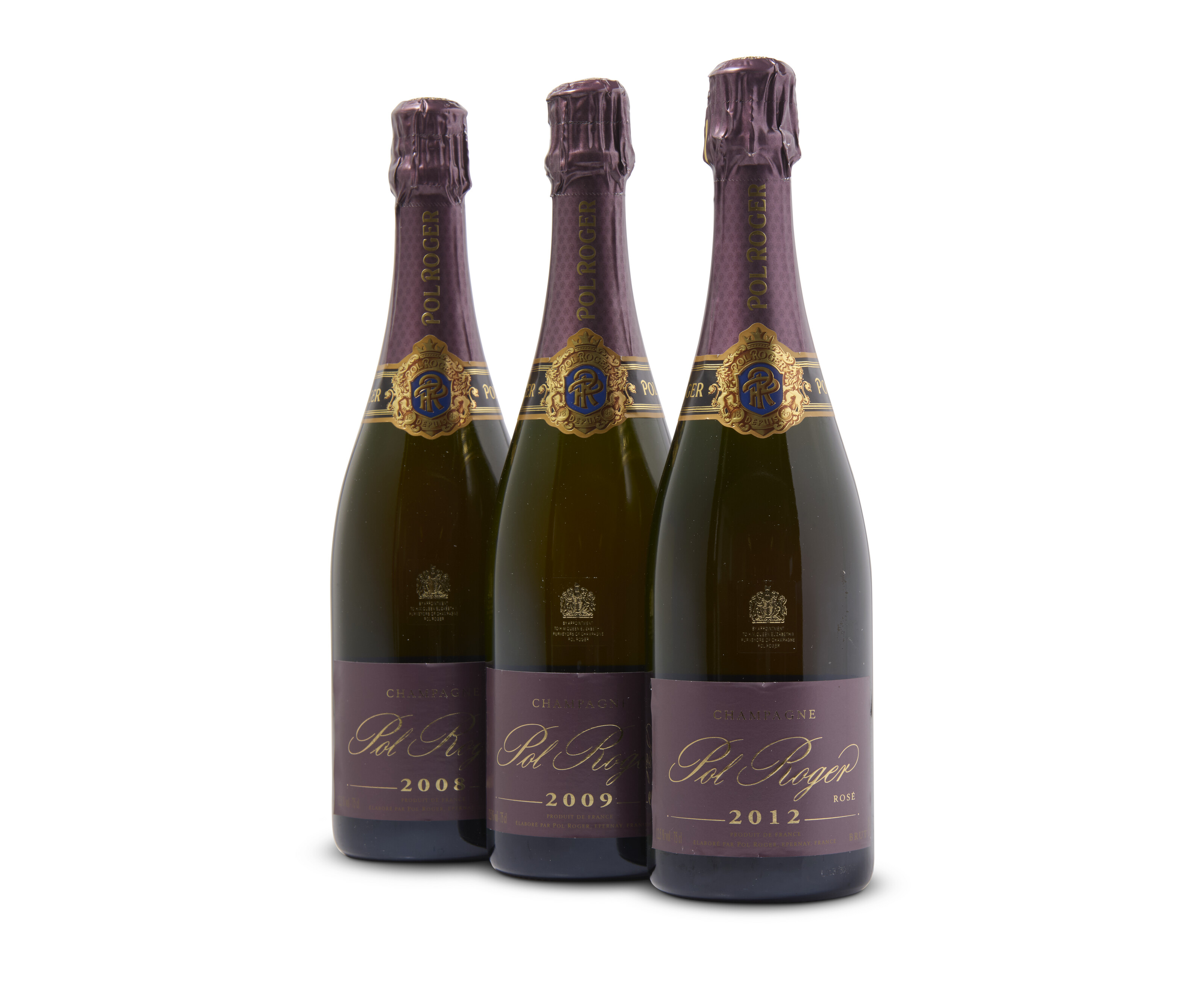 Mixed Pol Roger, Rosé Brut 2008-2012, Pol Roger, Rosé Brut2008In ...