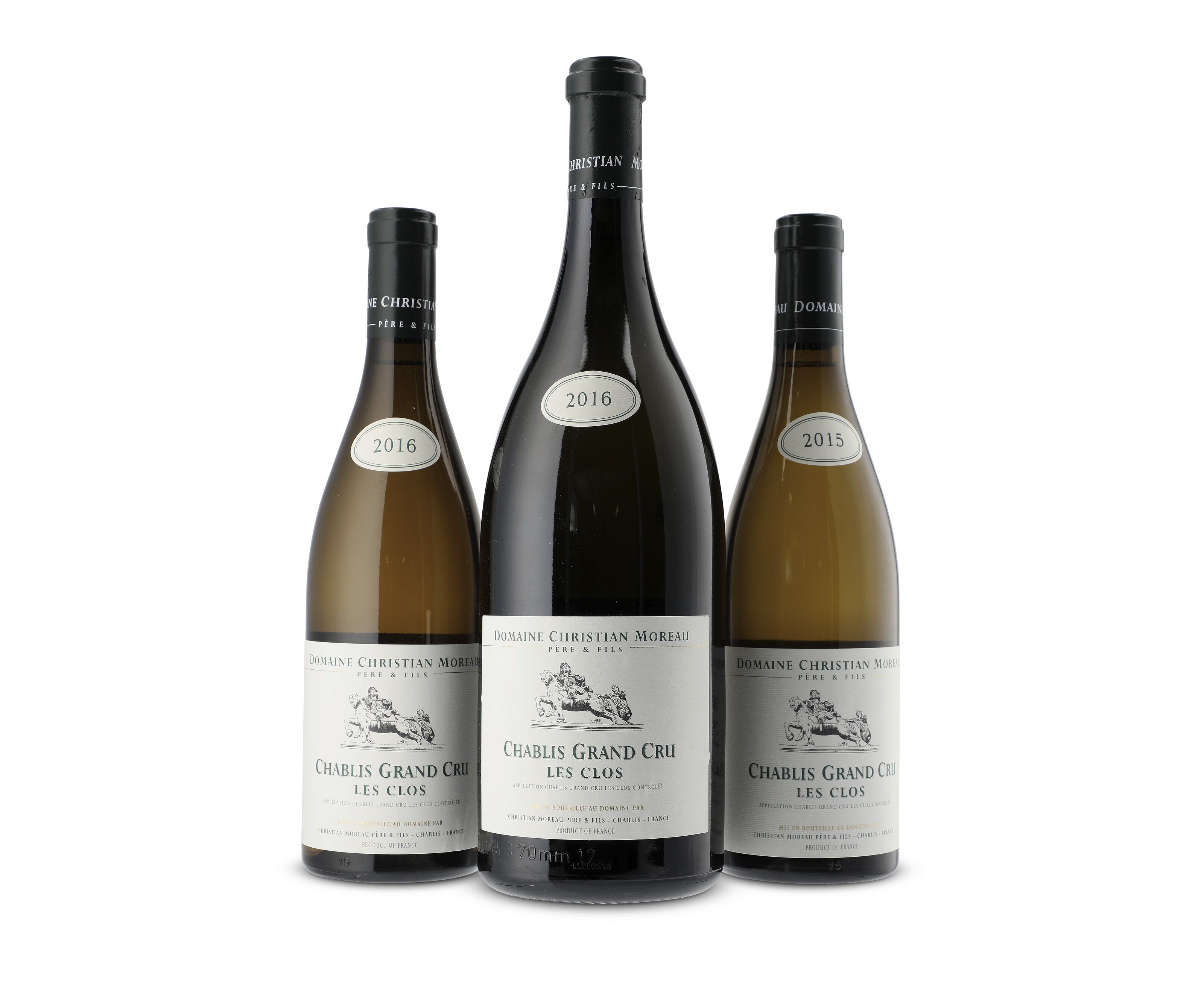 Mixed Christian Moreau Chablis Clos 2015-2016, Domaine Christian Moreau ...