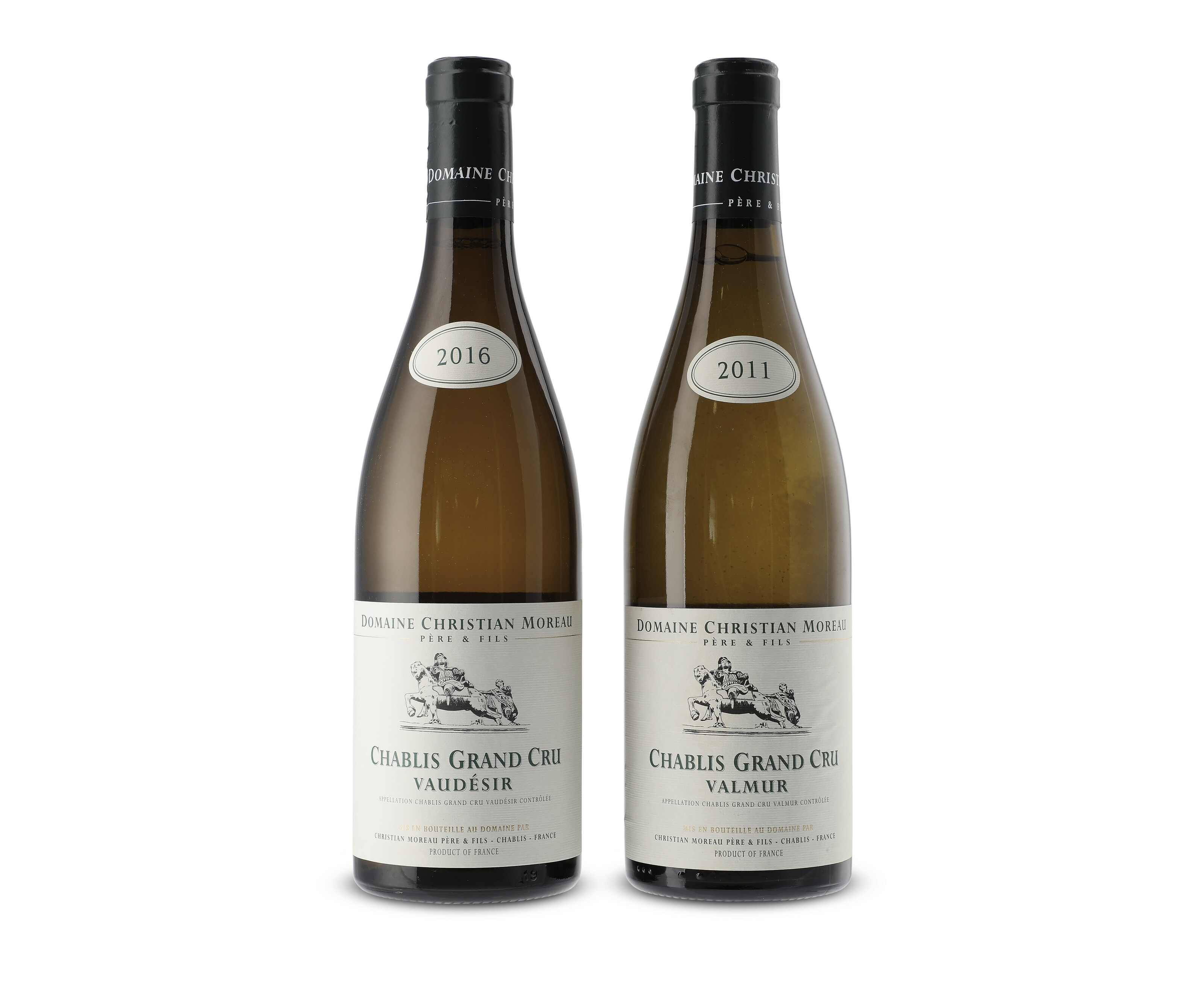 Mixed Christian Moreau Chablis Grand Cru 2011-2016, Domaine Christian ...