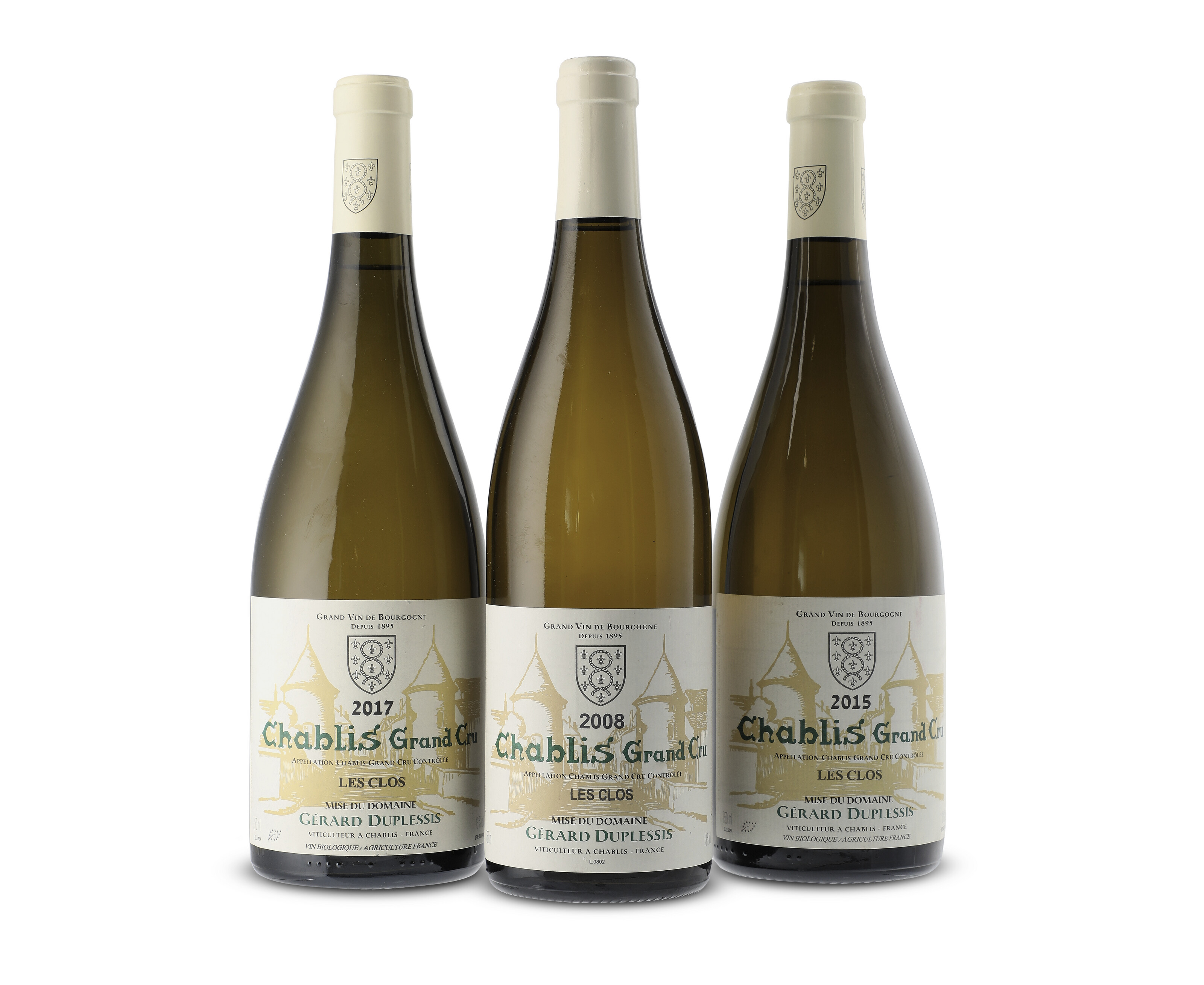 Mixed Gérard Duplessis Chablis Les Clos 2008-2017, Gérard Duplessis ...