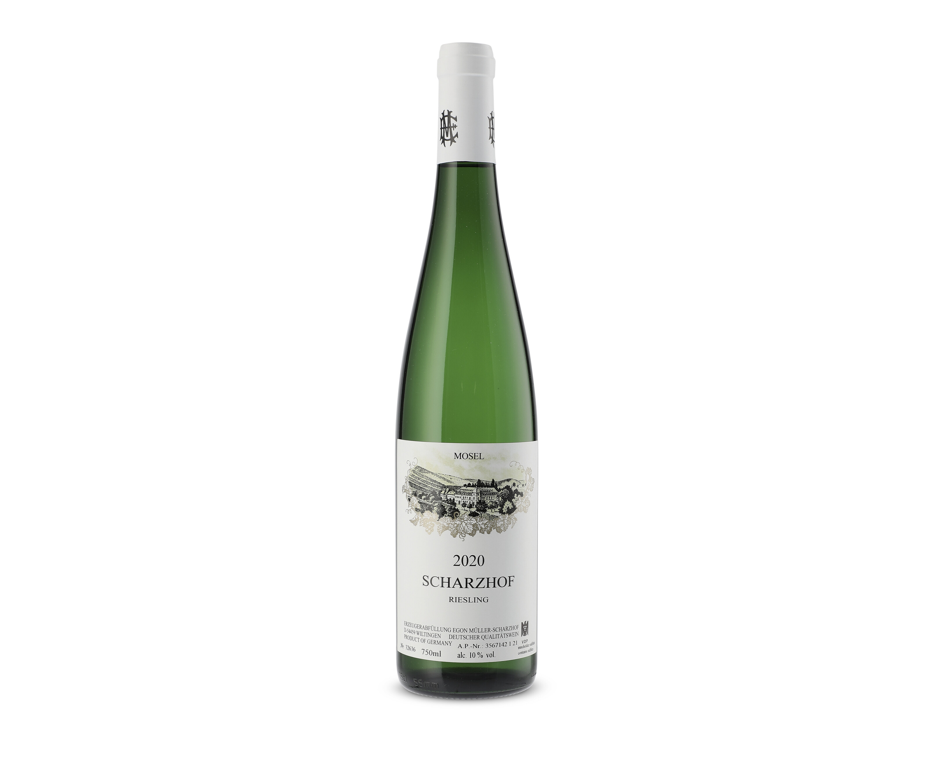 Egon Muller, Scharzhof Riesling QBA, Mosel 2020, In six-bottle original cartons | Christie’s