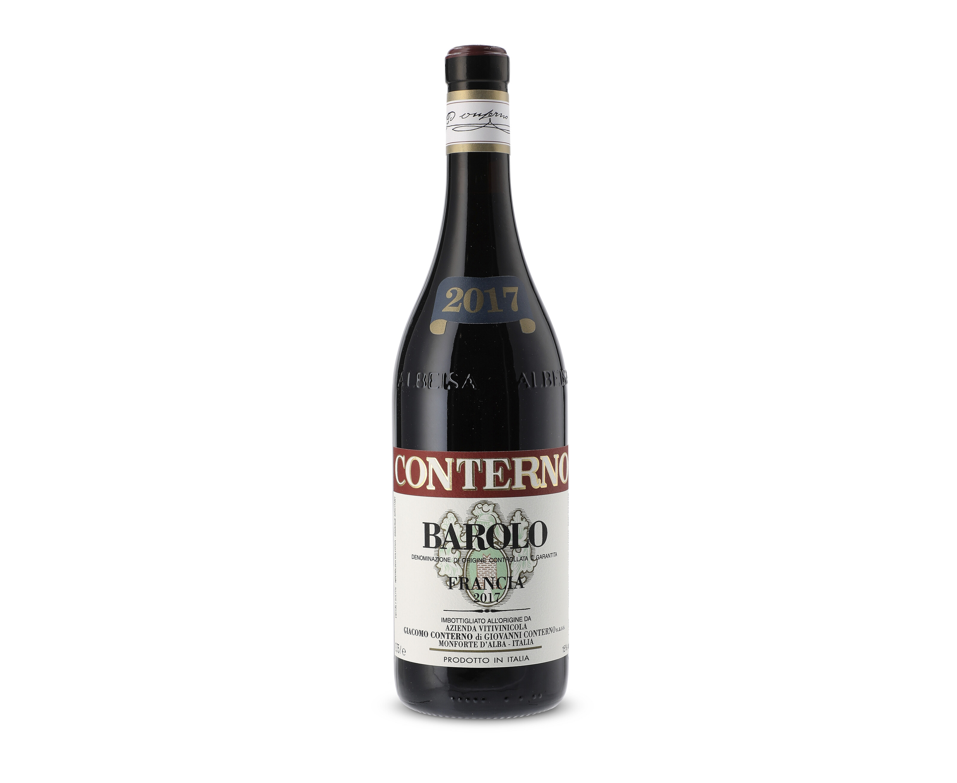Giacomo Conterno, Barolo, Francia 2017, In original carton | Christie’s