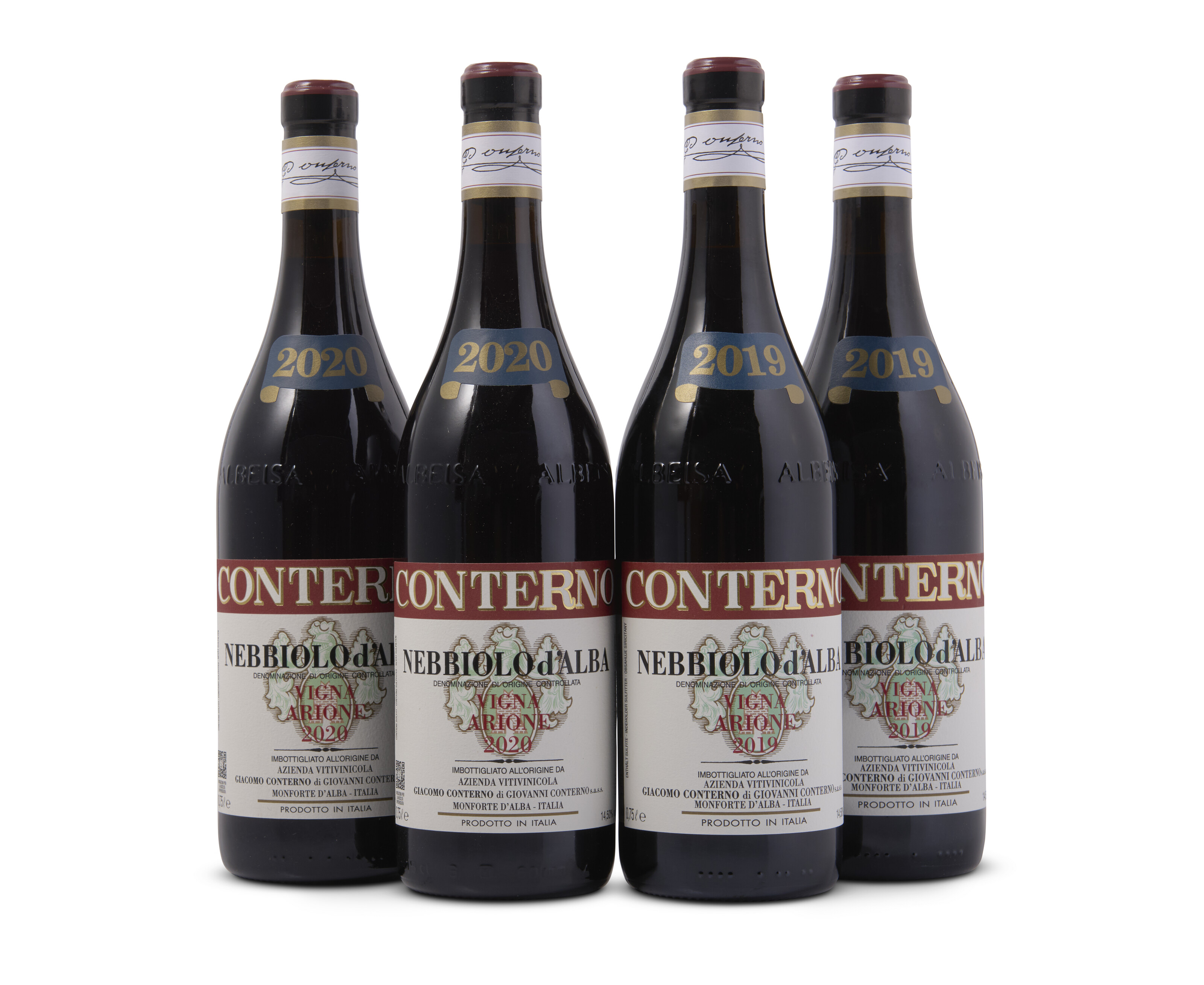 Mixed Giacomo Conterno, Nebbiolo d'Alba Arione 2019 & 2020, Giacomo ...