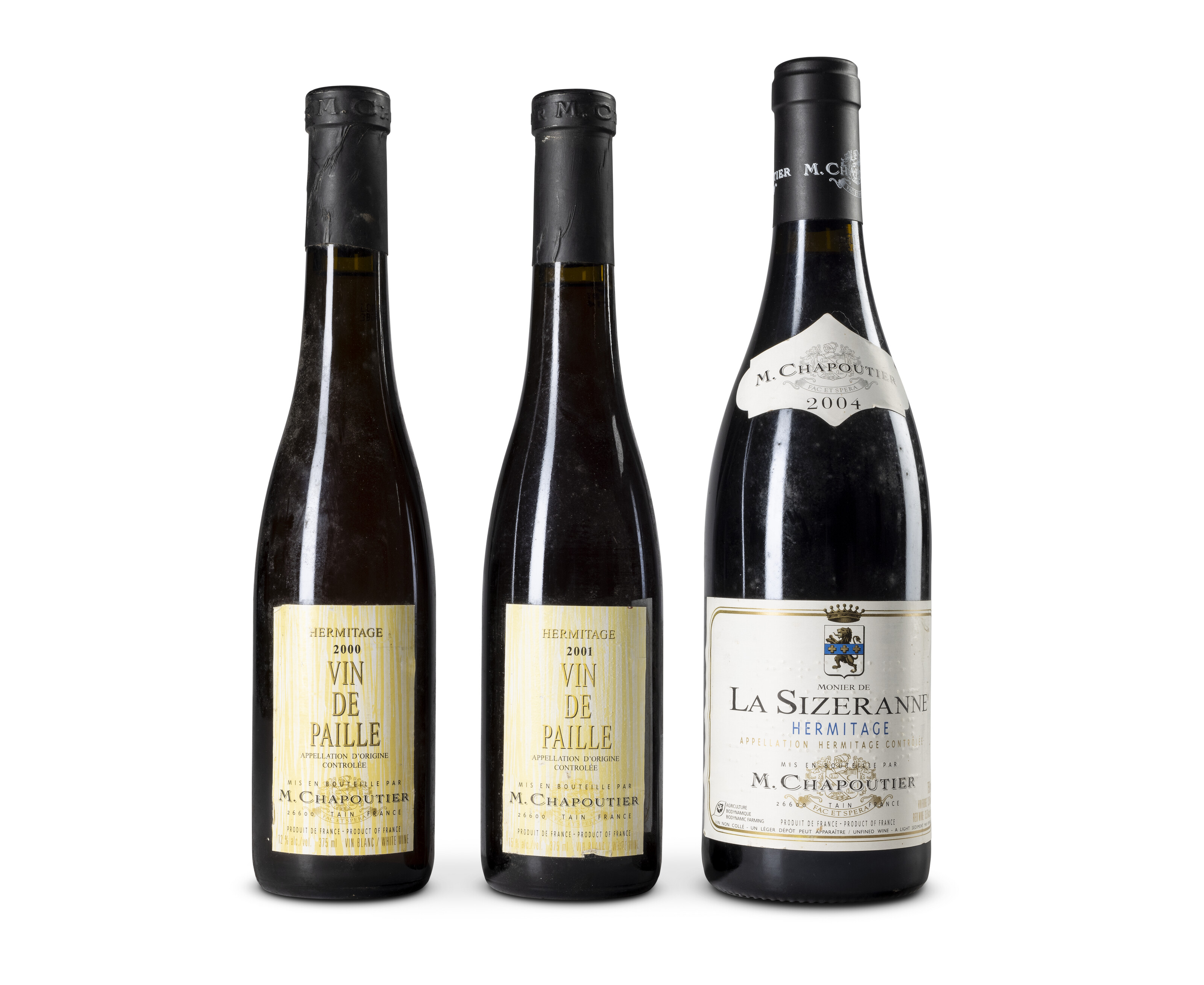 Mixed Chapoutier Hermitage and Vin de Paille 2000, M. Chapoutier ...