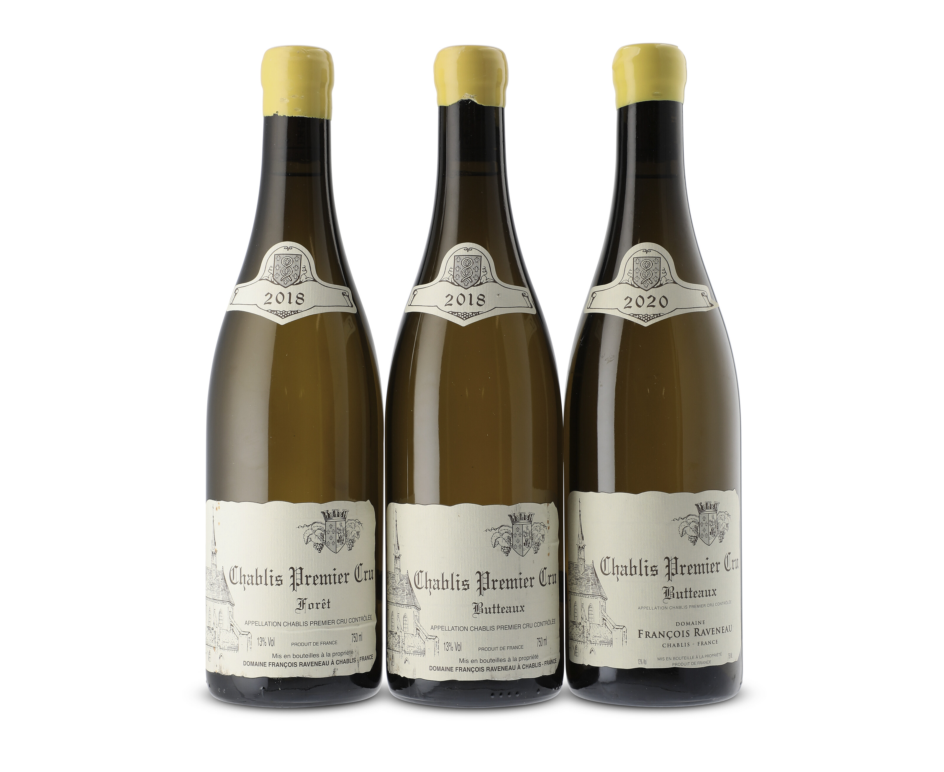 Mixed Lot | Domaine Francois Raveneau | 2018 - 2020, Domaine François ...