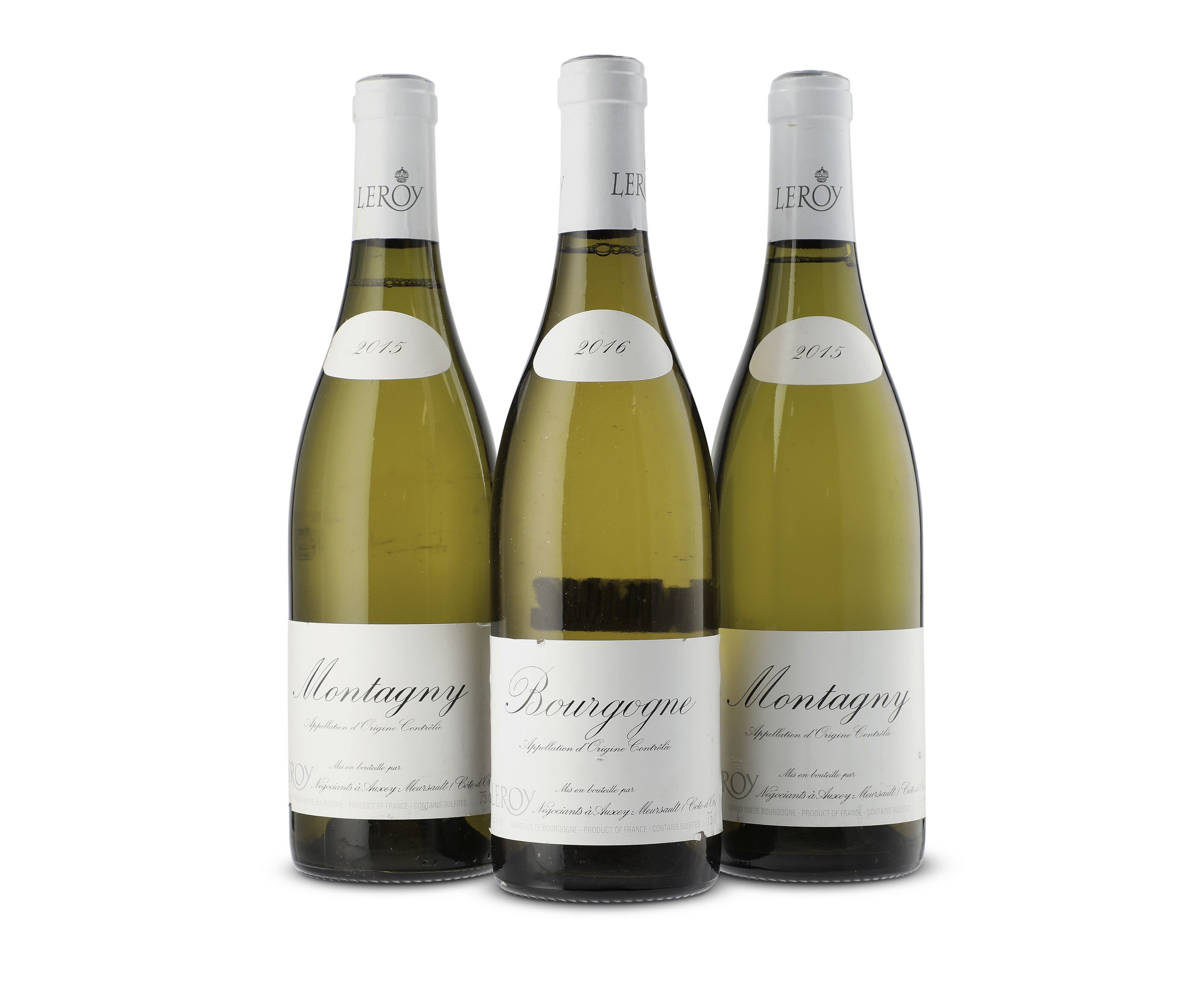 Mixed Lot | Maison Leroy | 2015 - 2016, Maison Leroy, Montagny, Blanc ...