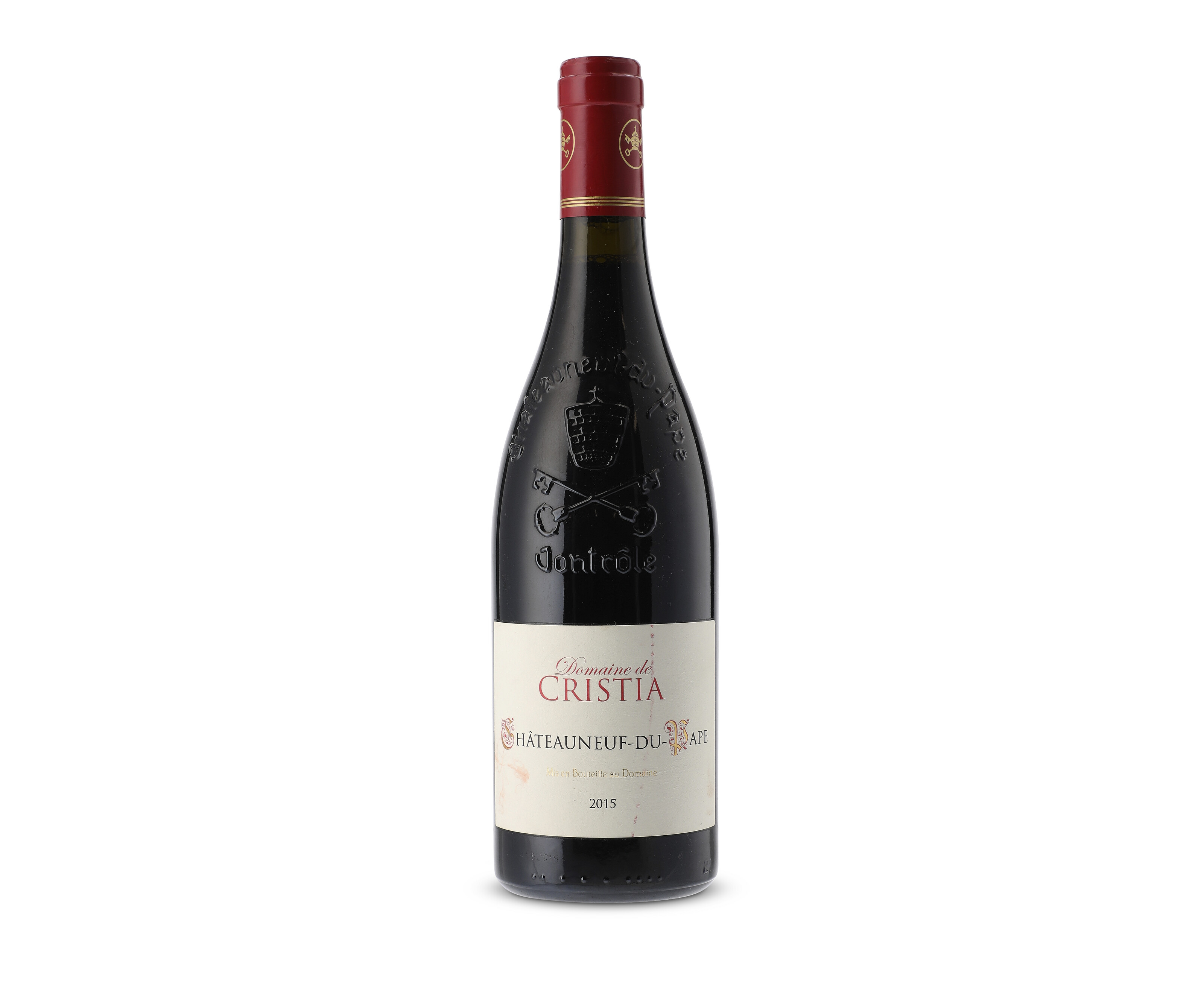 Cristia Collection, Chateauneuf-du-Pape, Tradition 2015, Slightly bin ...
