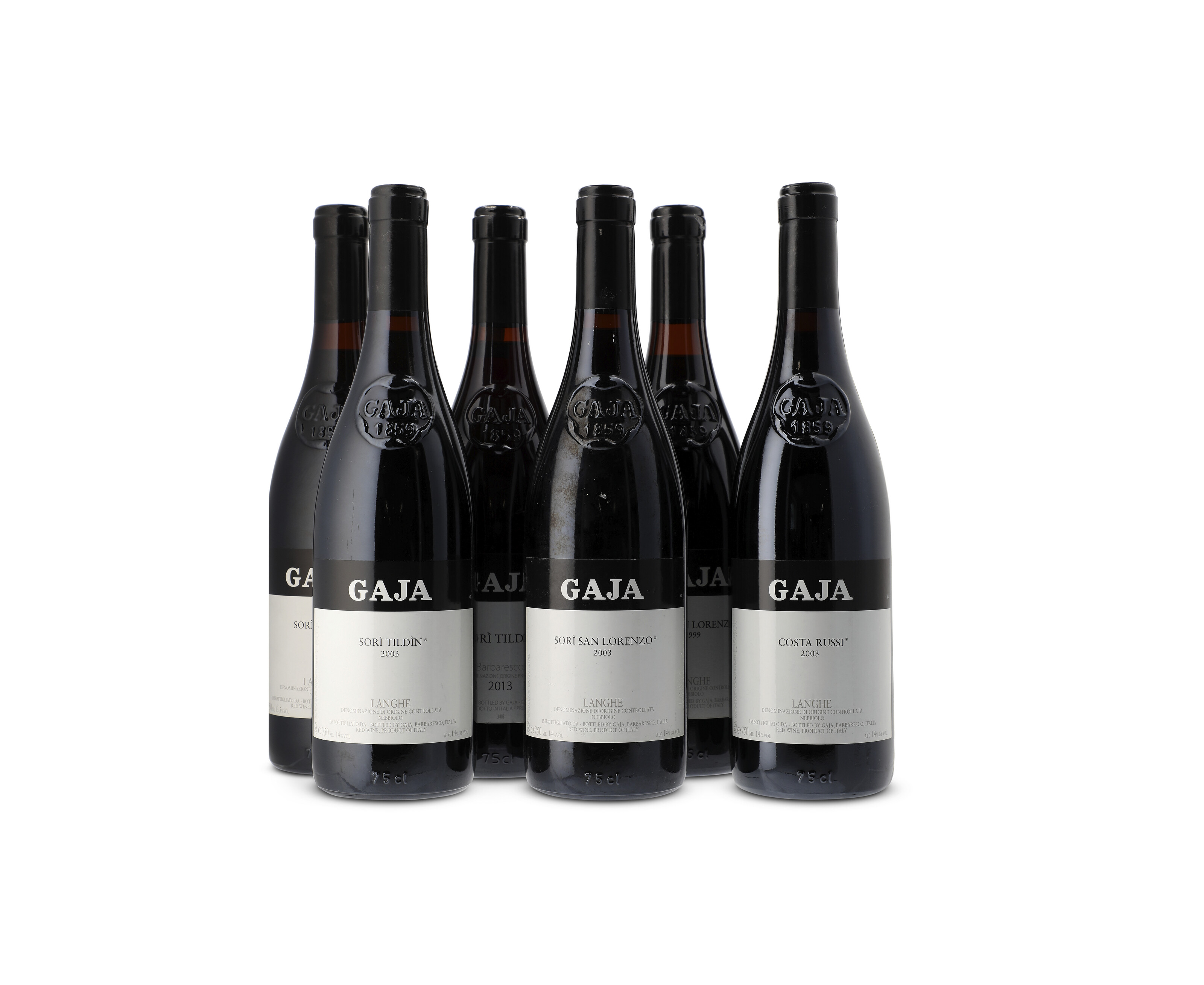 Mixed Lot | Gaja | 1999 - 2013, Gaja, Barbaresco, Sorì Tildìn 1999 (1 ...
