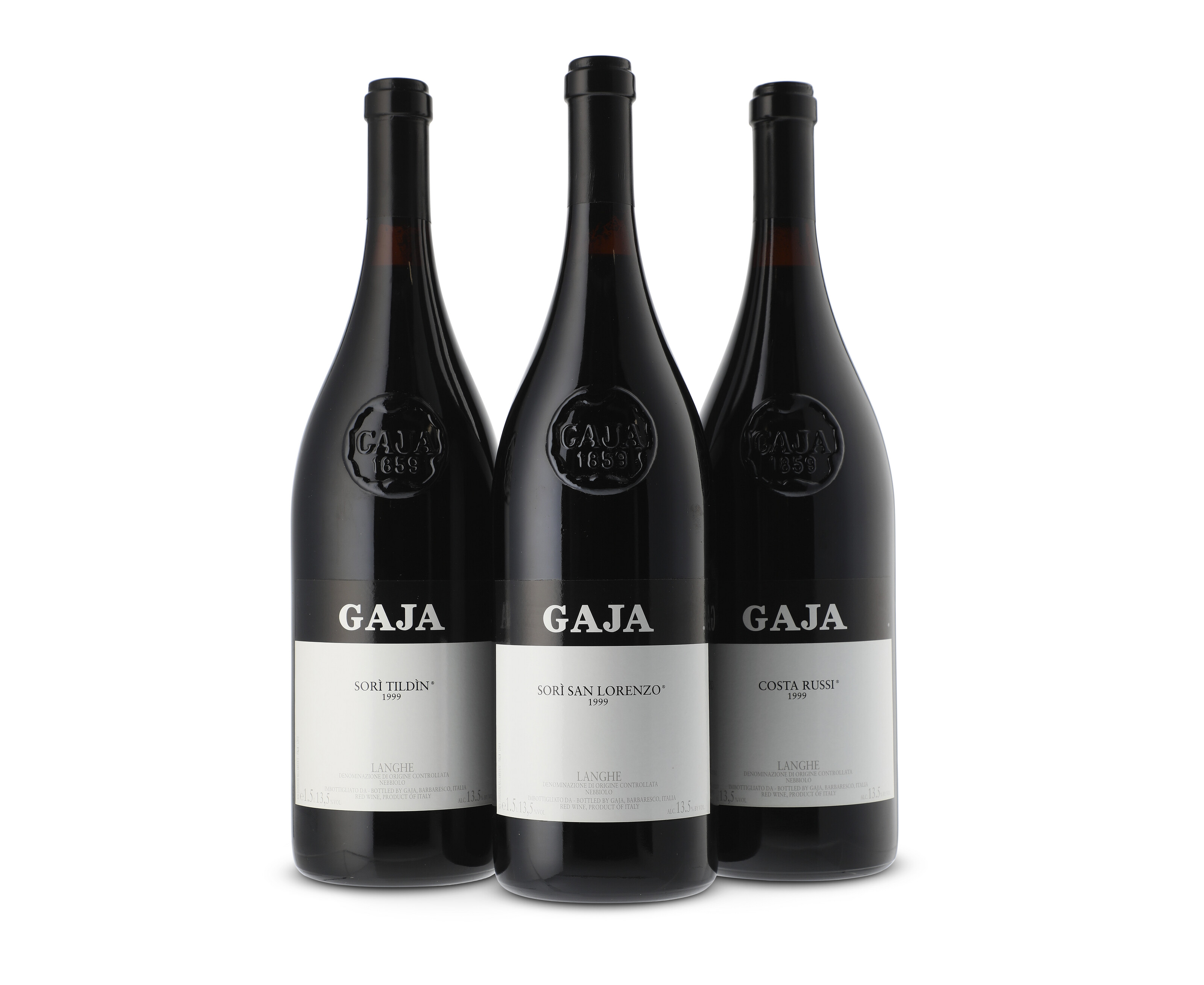 Mixed Lot | Gaja | 1999, Gaja, Barbaresco, Costa Russi 1999 (1 Magnum)U ...