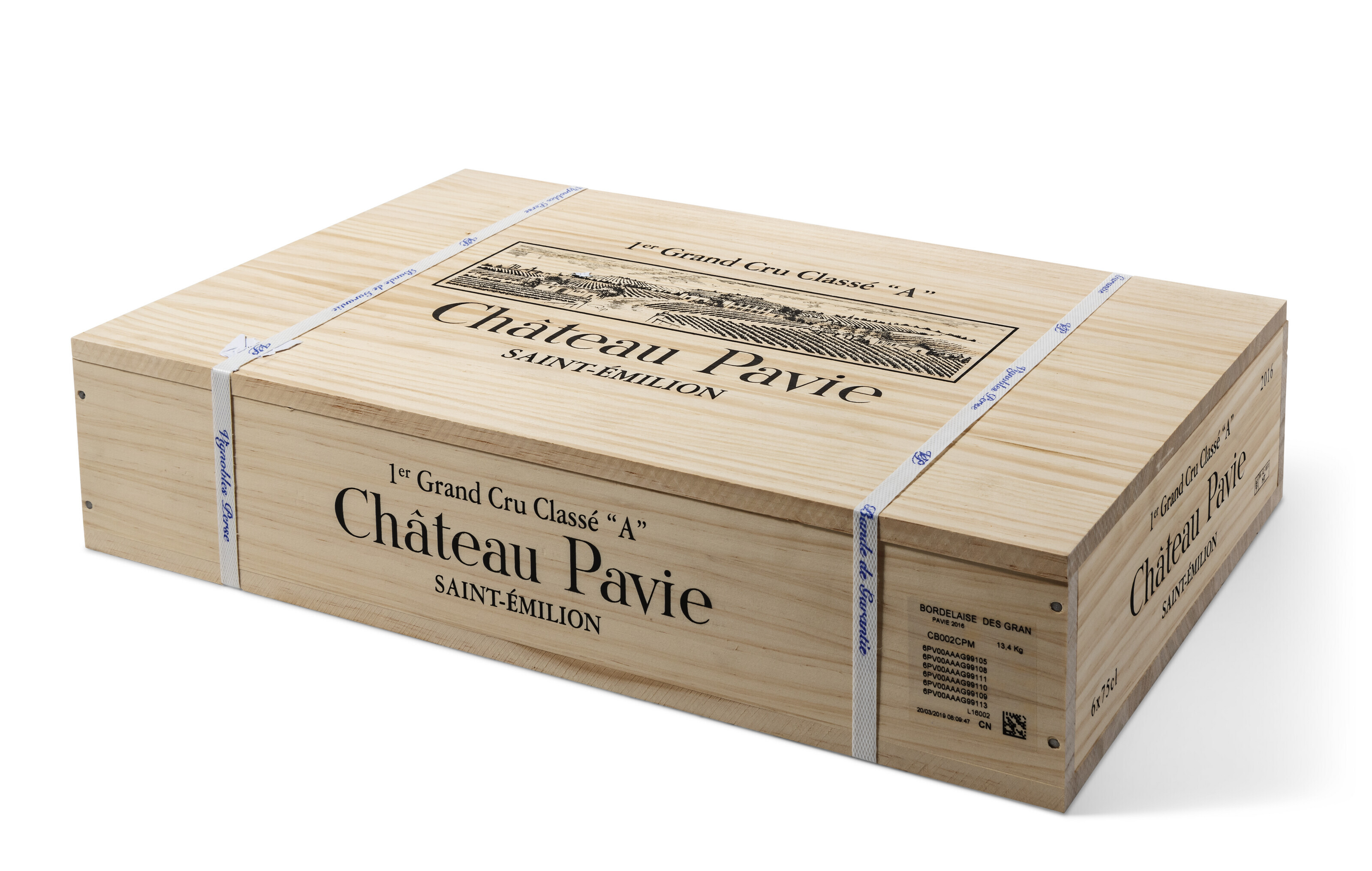 Château Pavie 2016, Saint-Émilion, 1er Grand Cru Classé AIn banded six ...