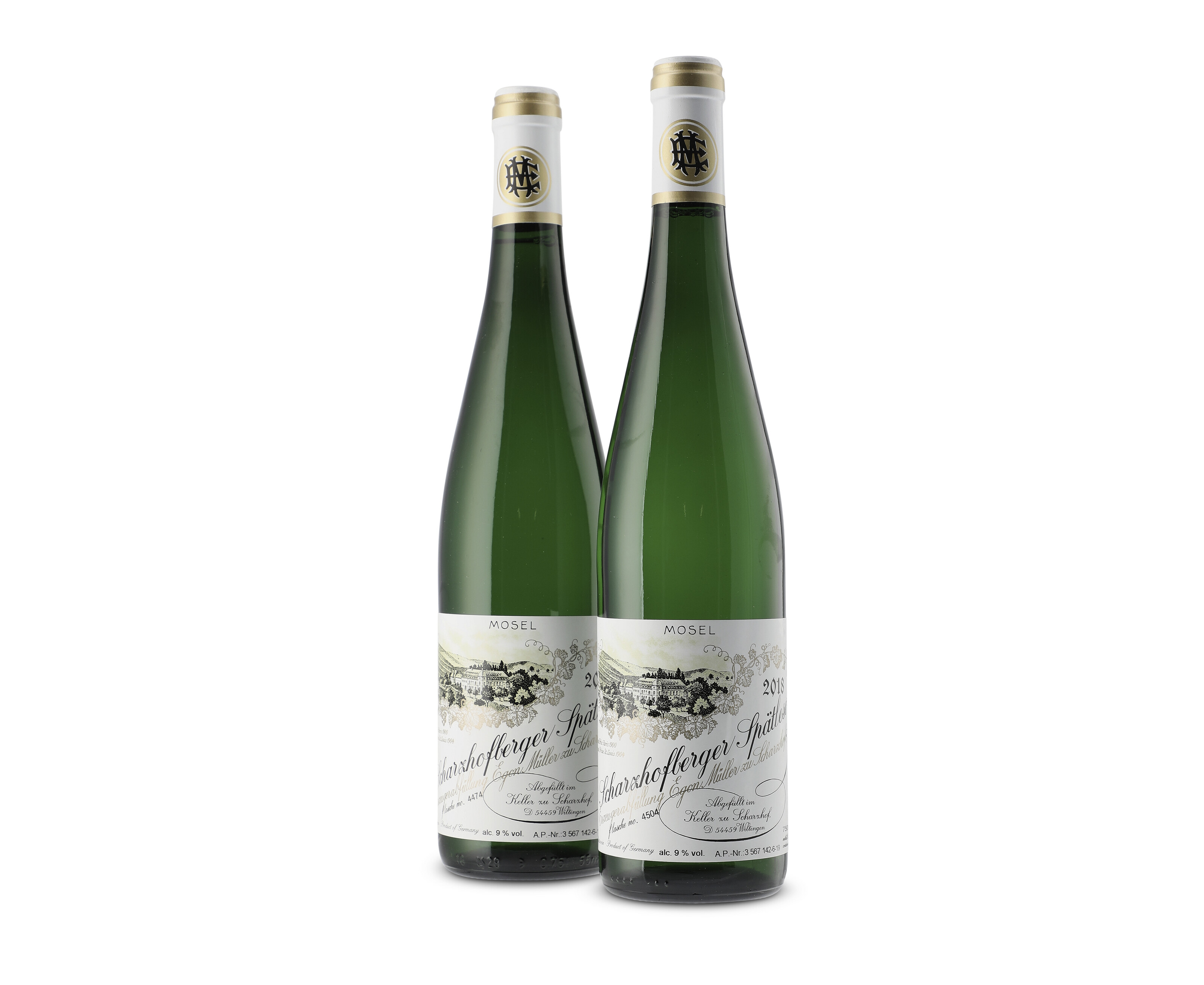 Egon Muller, Scharzhofberger Riesling Spatlese, Mosel 2018, In original ...