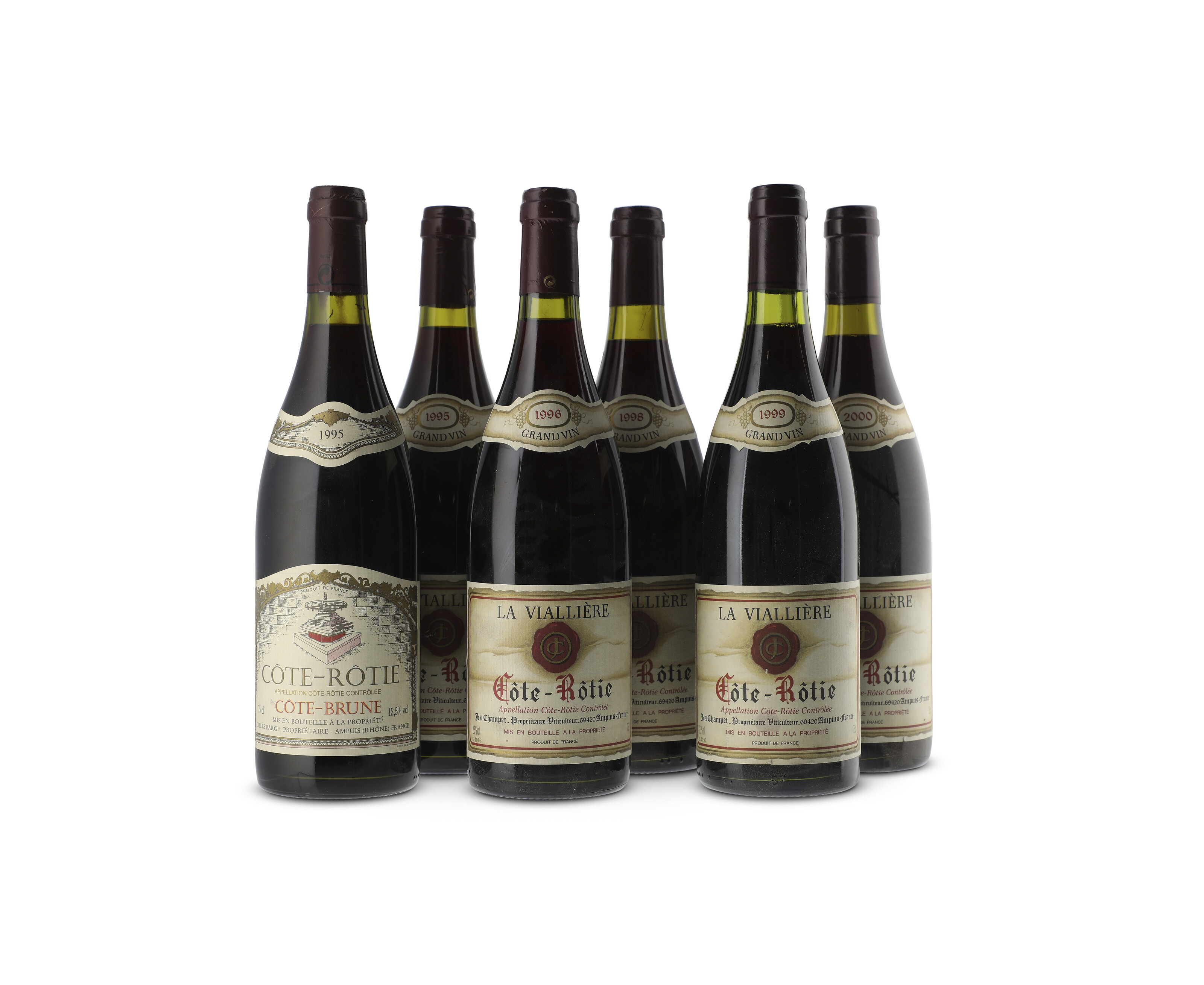 Mixed Barge and Champet Côte-Rôtie 1995-2000, Gilles Barge, Côte-Rôtie ...