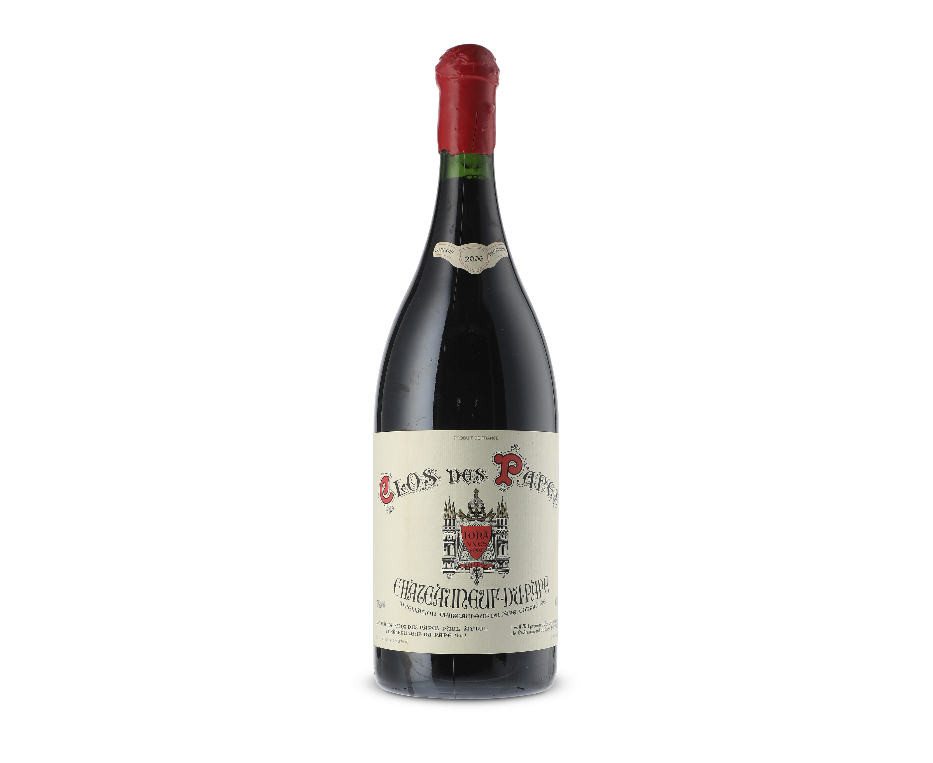 Clos des Papes, Chateauneuf-du-Pape, Rouge 2006, In original wooden ...