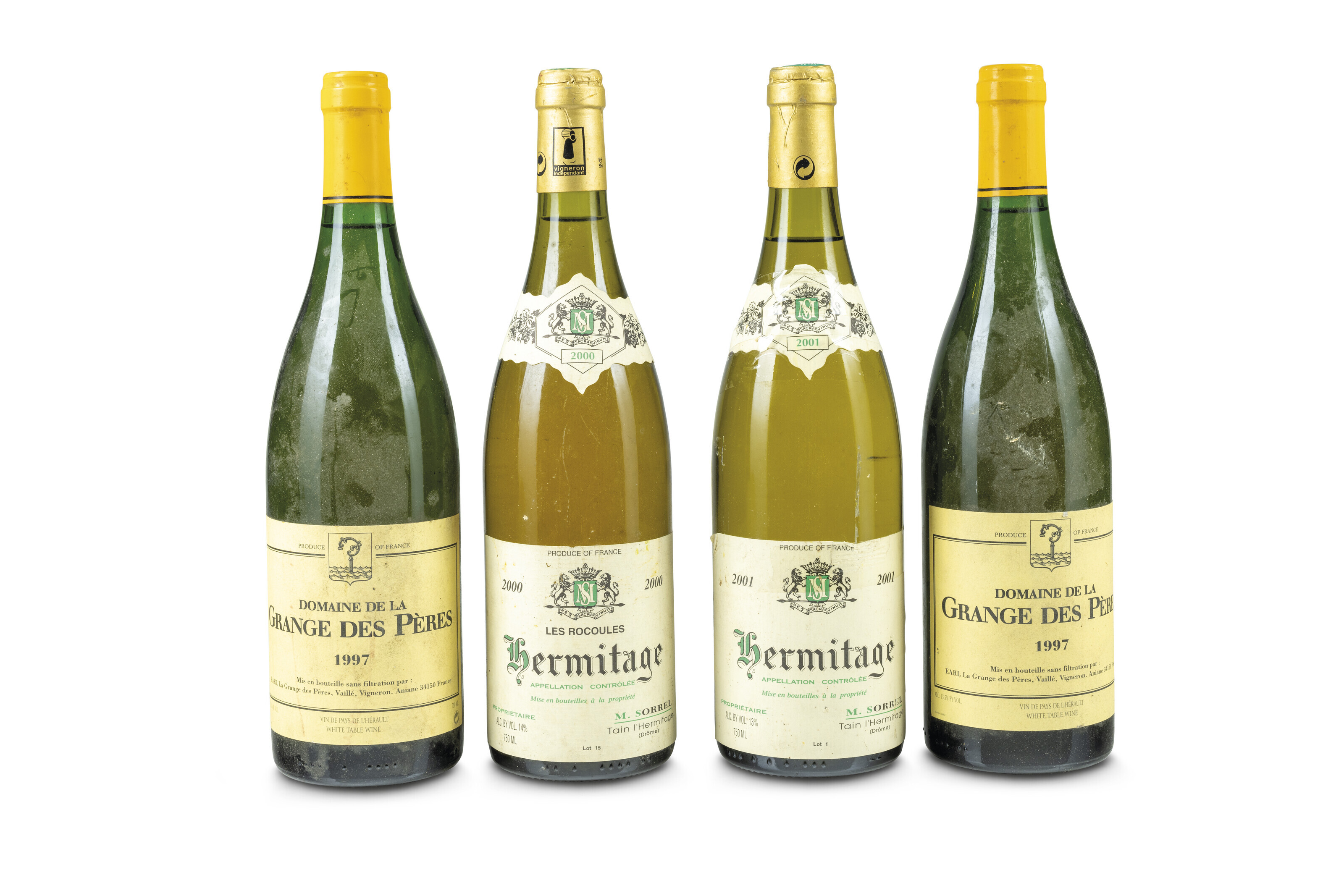 Mixed Grange des Pères and Sorrel Whites 1997-2001, Grange des Pères ...