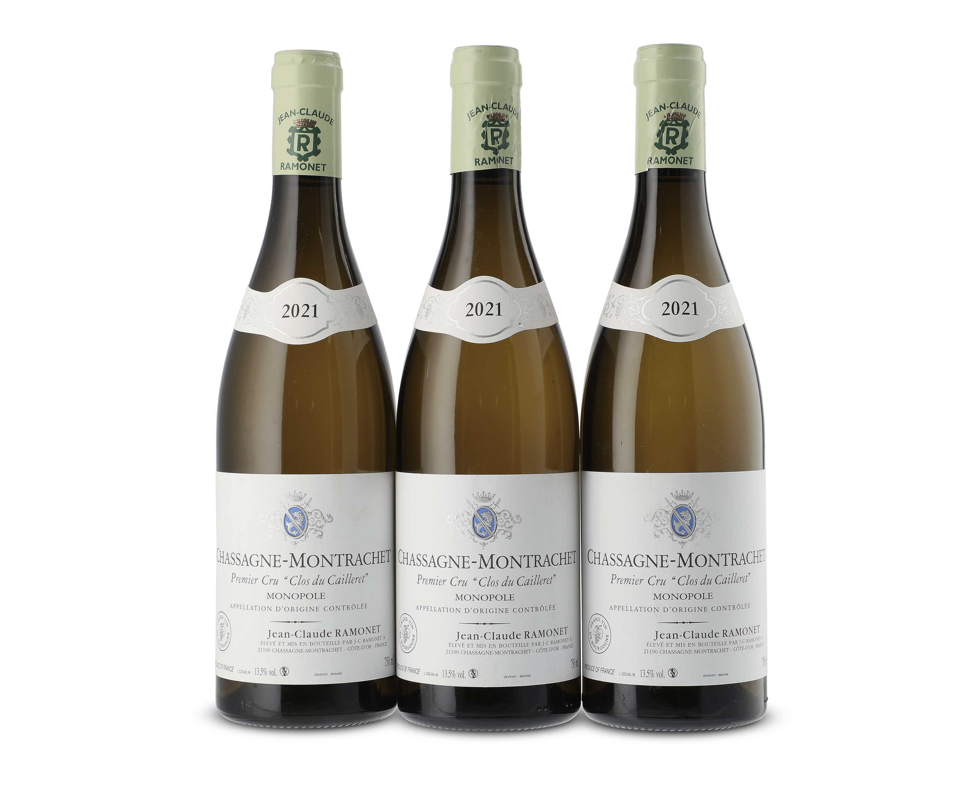 Jean-Claude Ramonet, Chassagne-Montrachet, Clos du Cailleret 2021, Côte ...