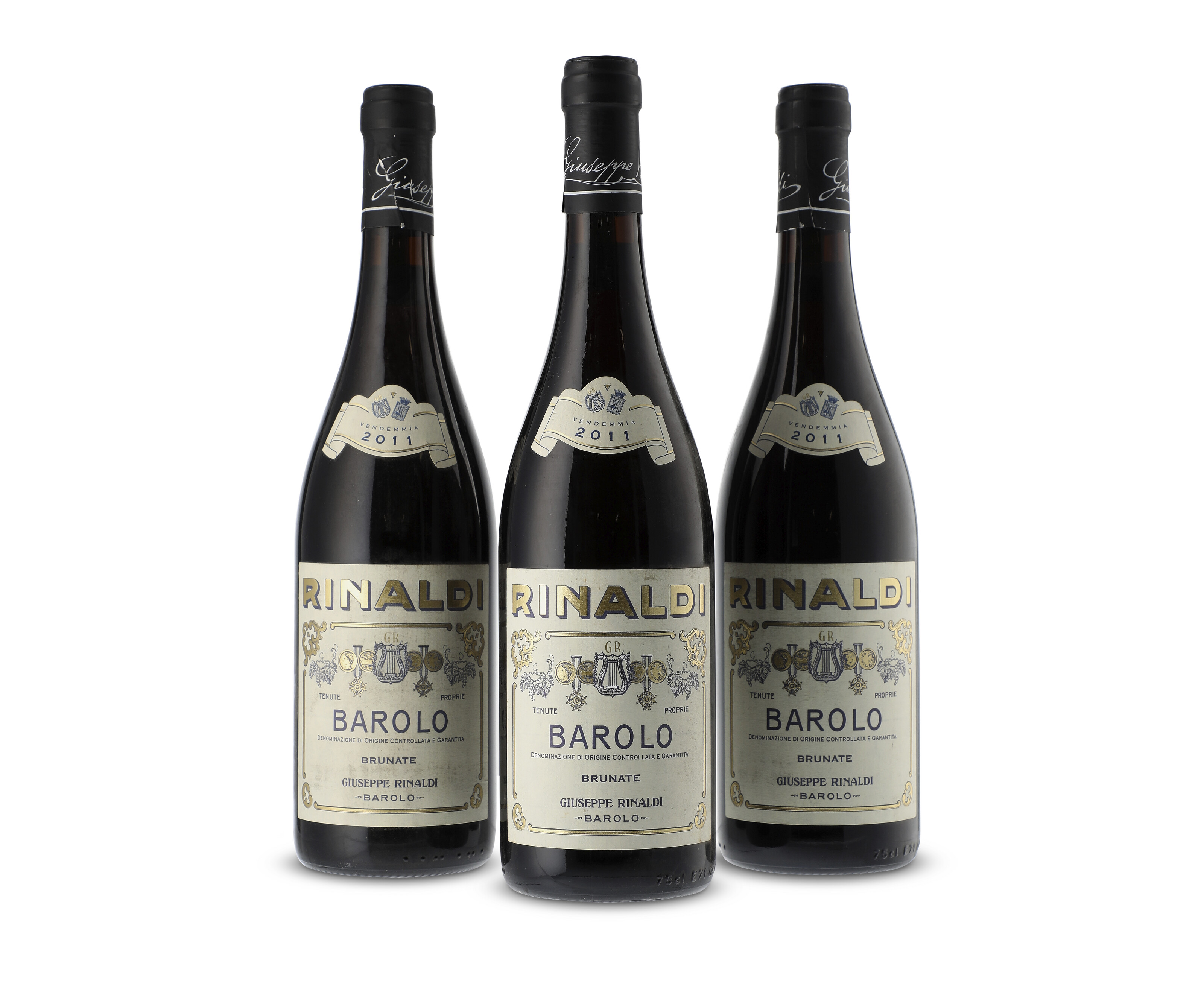 Giuseppe Rinaldi, Barolo 2011, Slightly bin-soiled labels | Christie’s