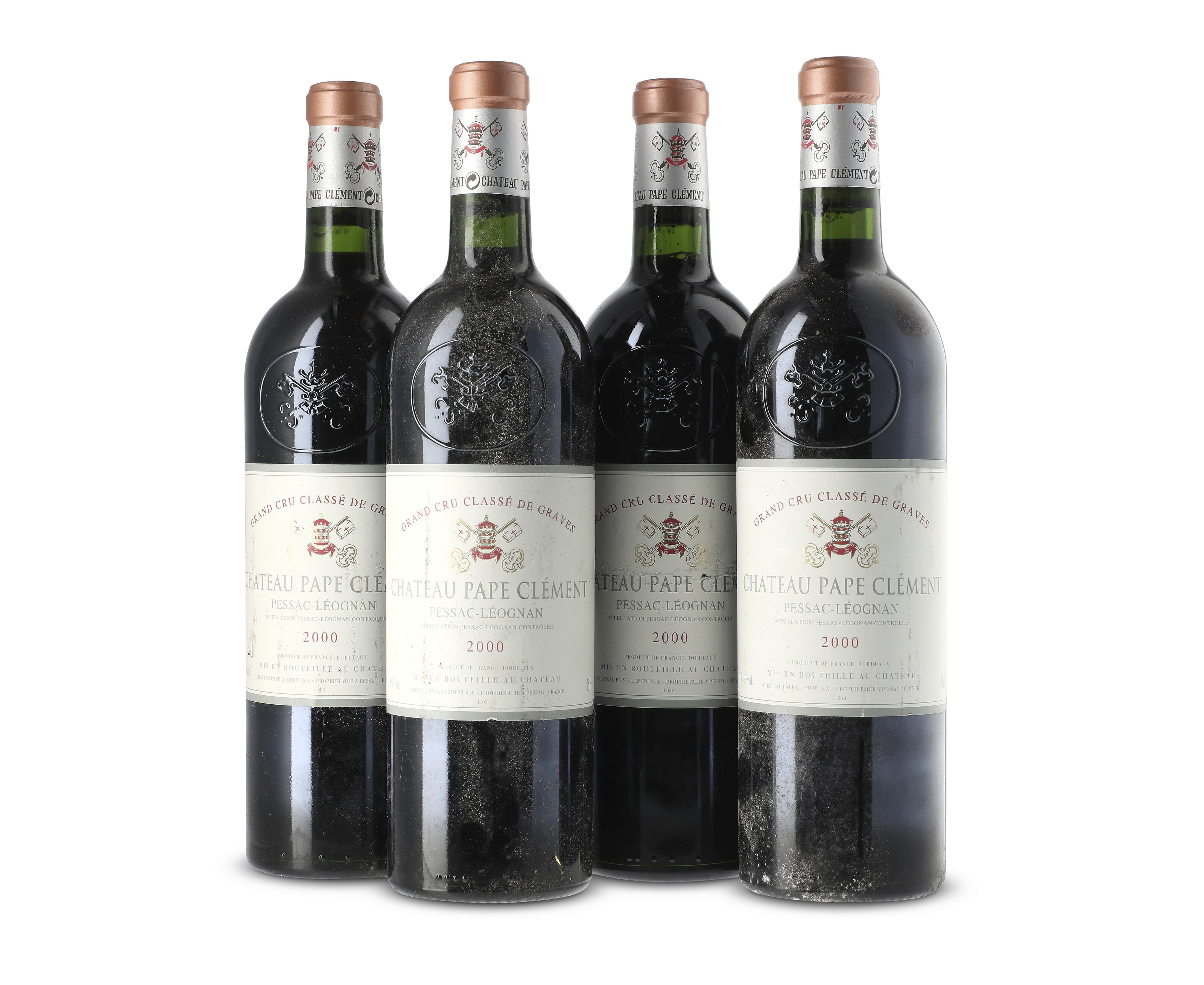 Château Pape Clement 2000, Pessac-Leognan, Cru ClasséU. into neck ...