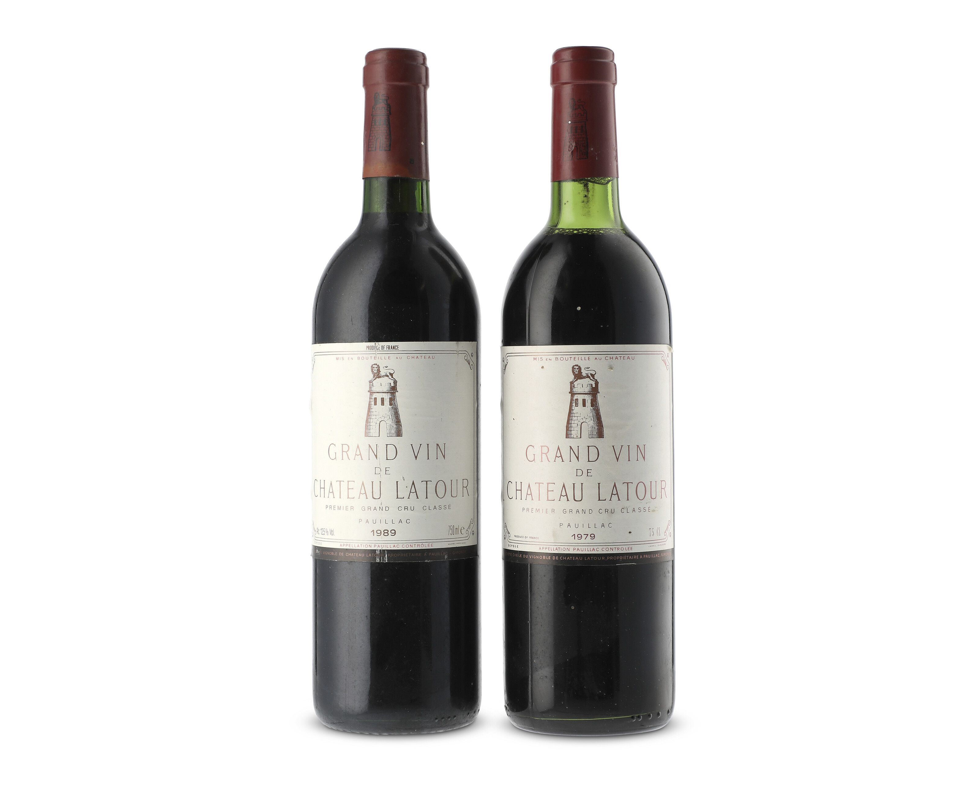 Mixed Latour 1979-1989, Château Latour 1979U. us, slightly bin-soiled ...