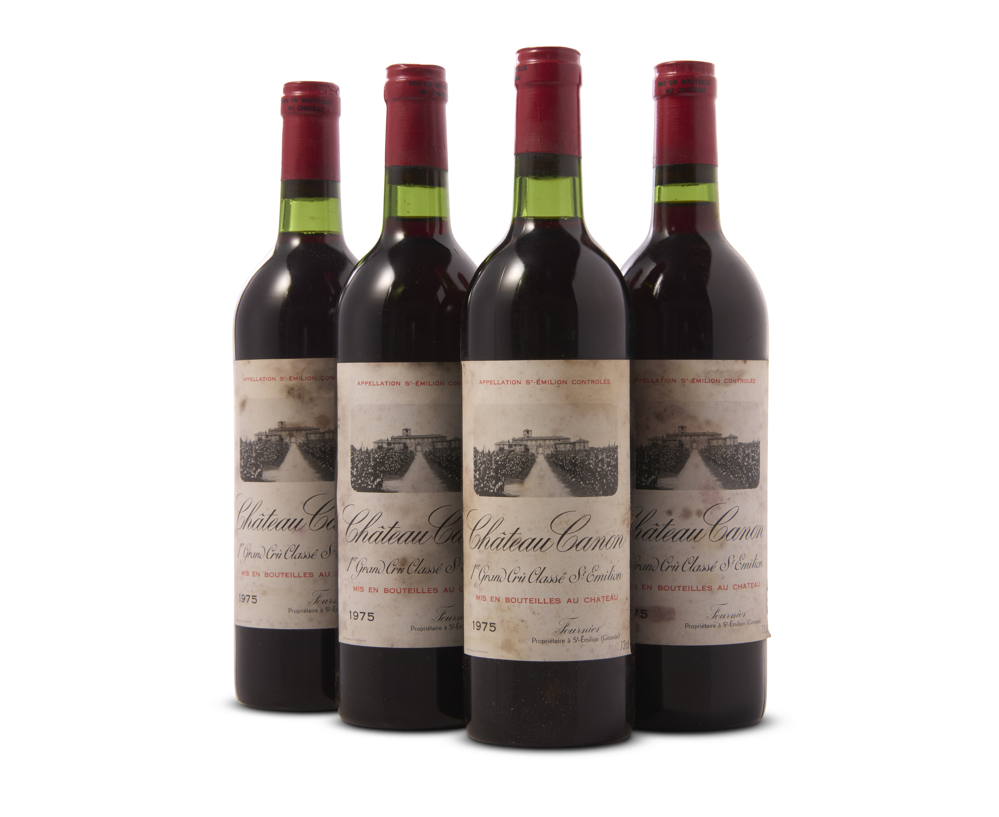 Mixed Canon and Bélair 1975-1990, Château Canon 1975In original wooden ...