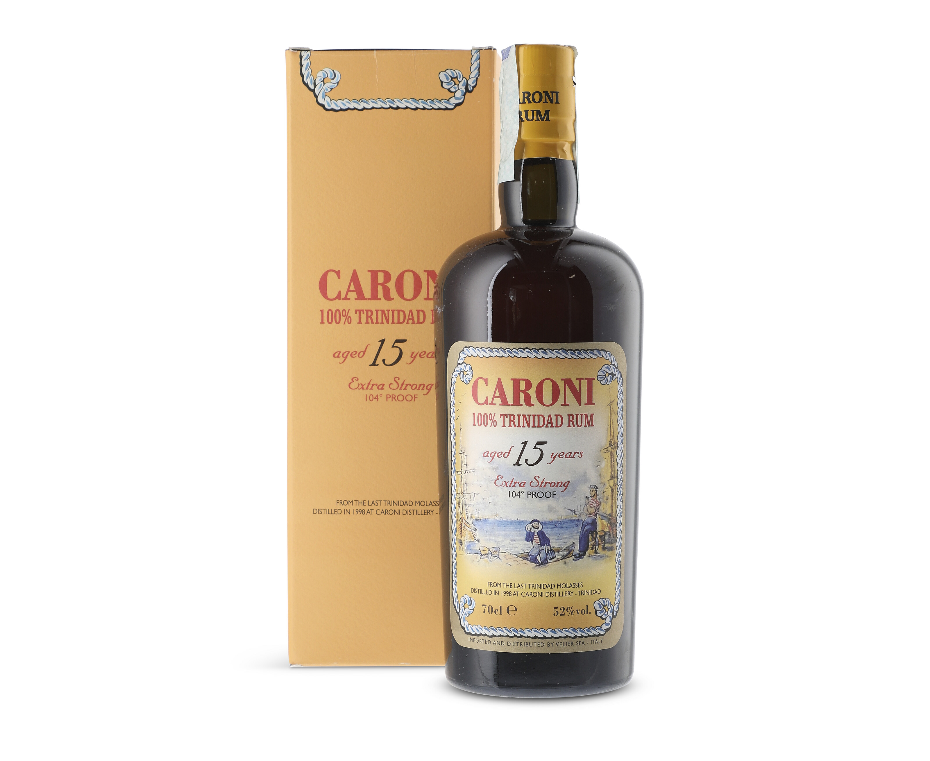 Caroni 15 Year Old Trinidad Rum 1998, In original carton. Extra Strong ...