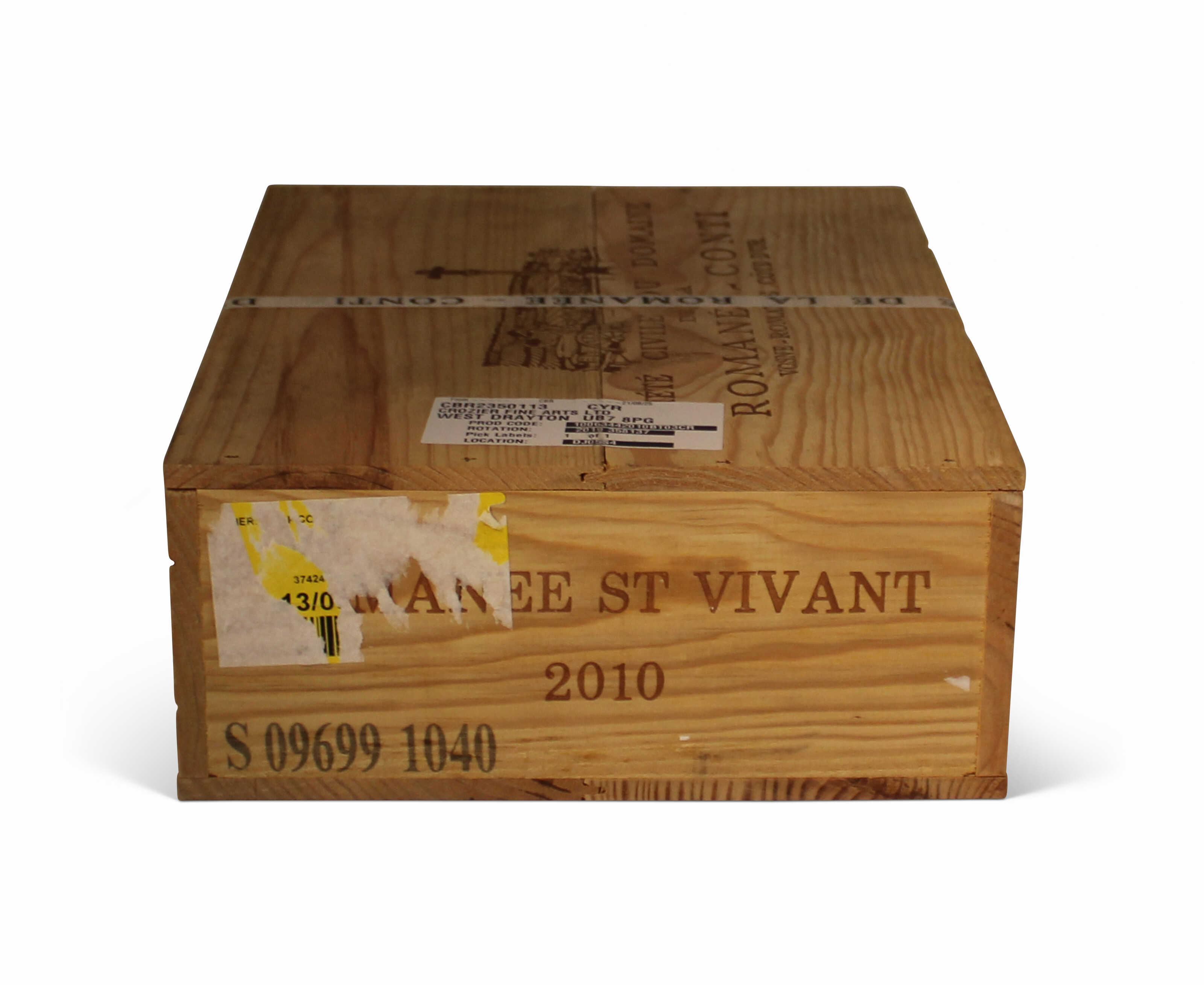 Domaine de la Romanée-Conti, Romanée-Saint-Vivant 2010, Côte de Nuits, Grand Cru In a banded OWC ...
